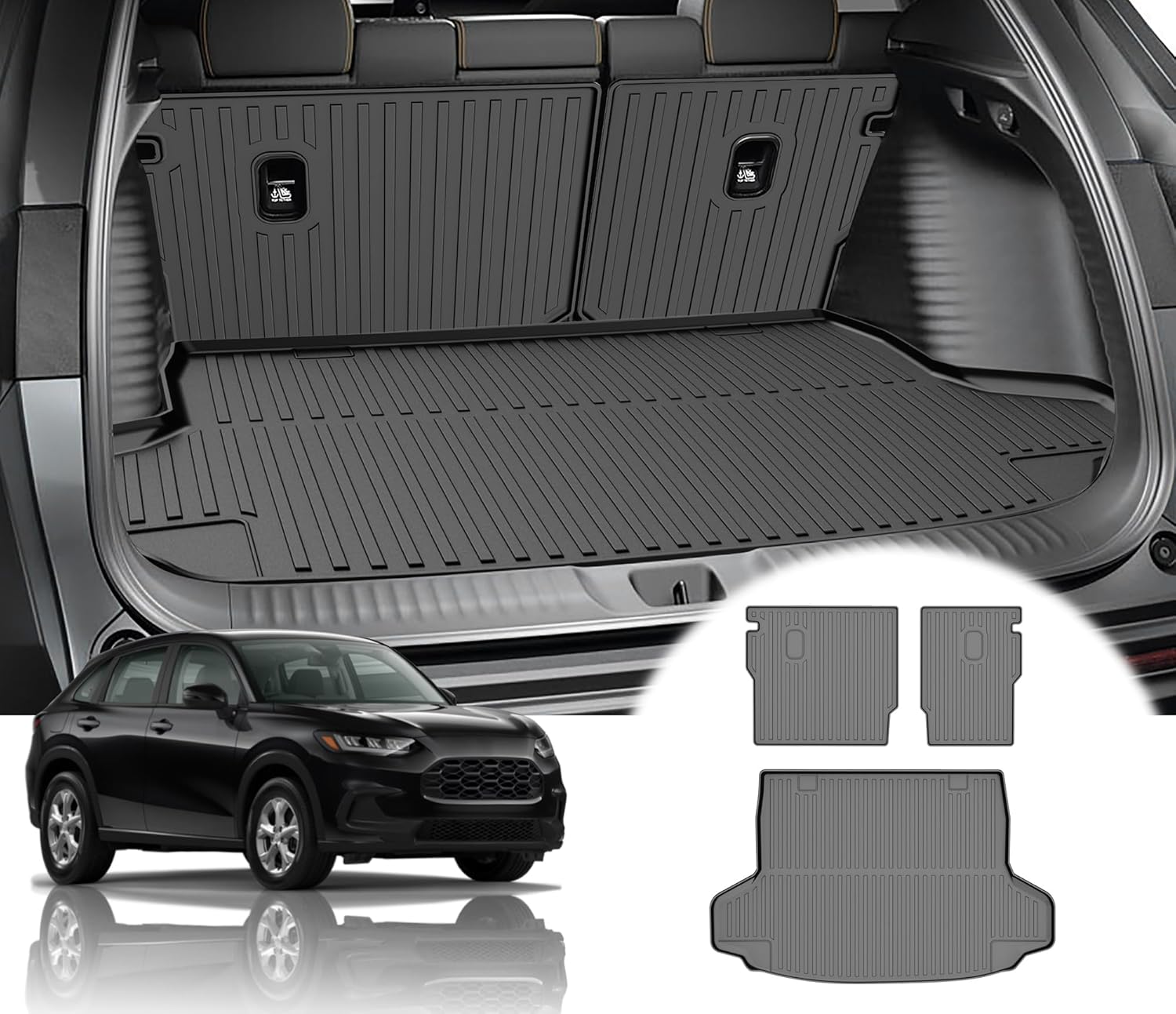 2025 HRV Cargo Liner & Backrest Mat Fit for Honda HR-V HRV 2023 2024 ...
