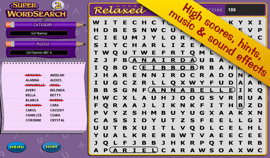 Super Word Search! 2 - Seek and Find Puzzles:Amazon.com:Appstore for ...