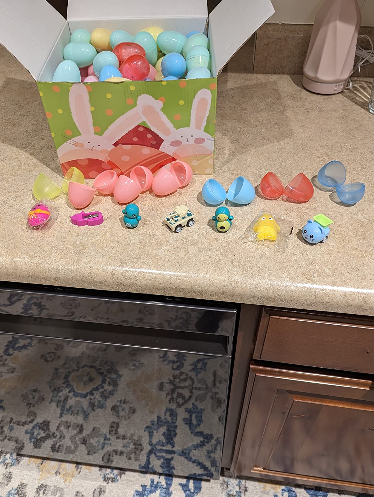 Amazon.com: 100 PCS Prefilled Easter Eggs with Toys Inside Stuffer ...