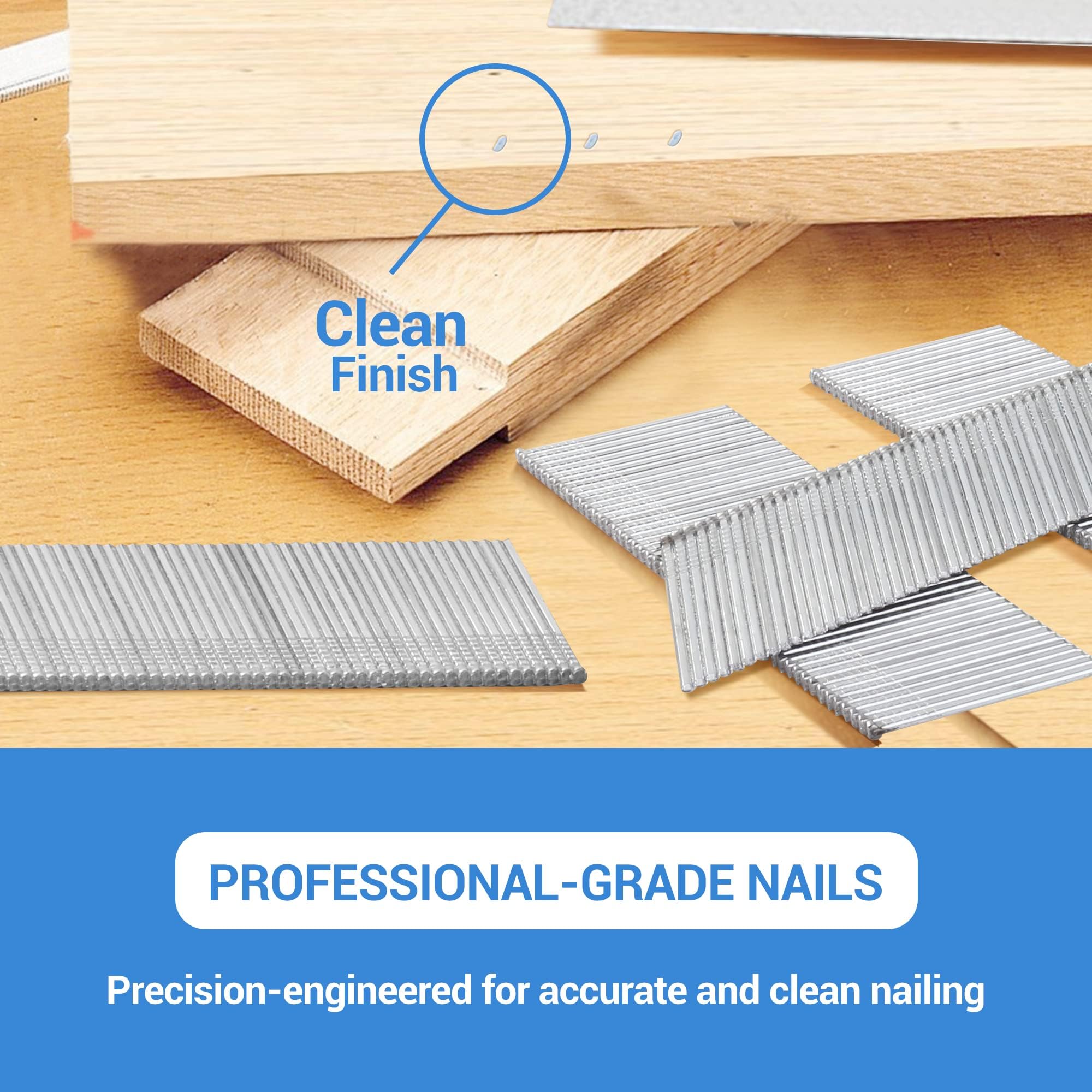 Snapklik.com : Meite 16 Gauge 20 Degree Angled Finish Nails 2-1/2 Inch ...