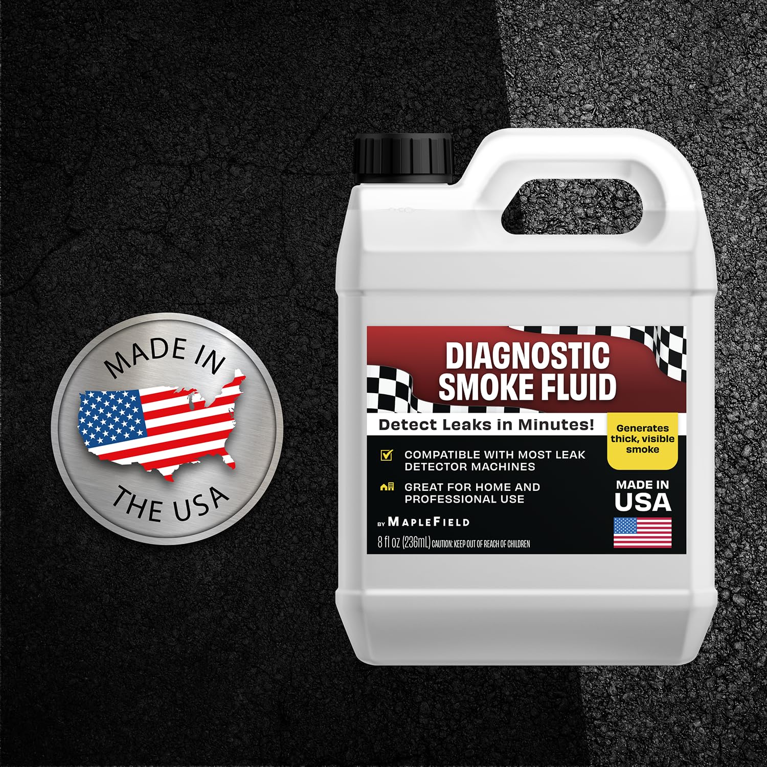 Snapklik.com : Diagnostic Smoke Fluid - 8 Oz Leak Detection Solution ...