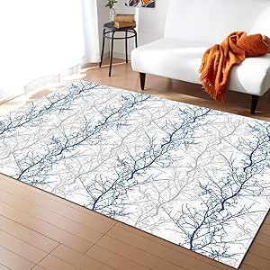 Amazon.com: Tree Branch Area Rug - 2'x3' Washable Indoor Area Rugs for ...