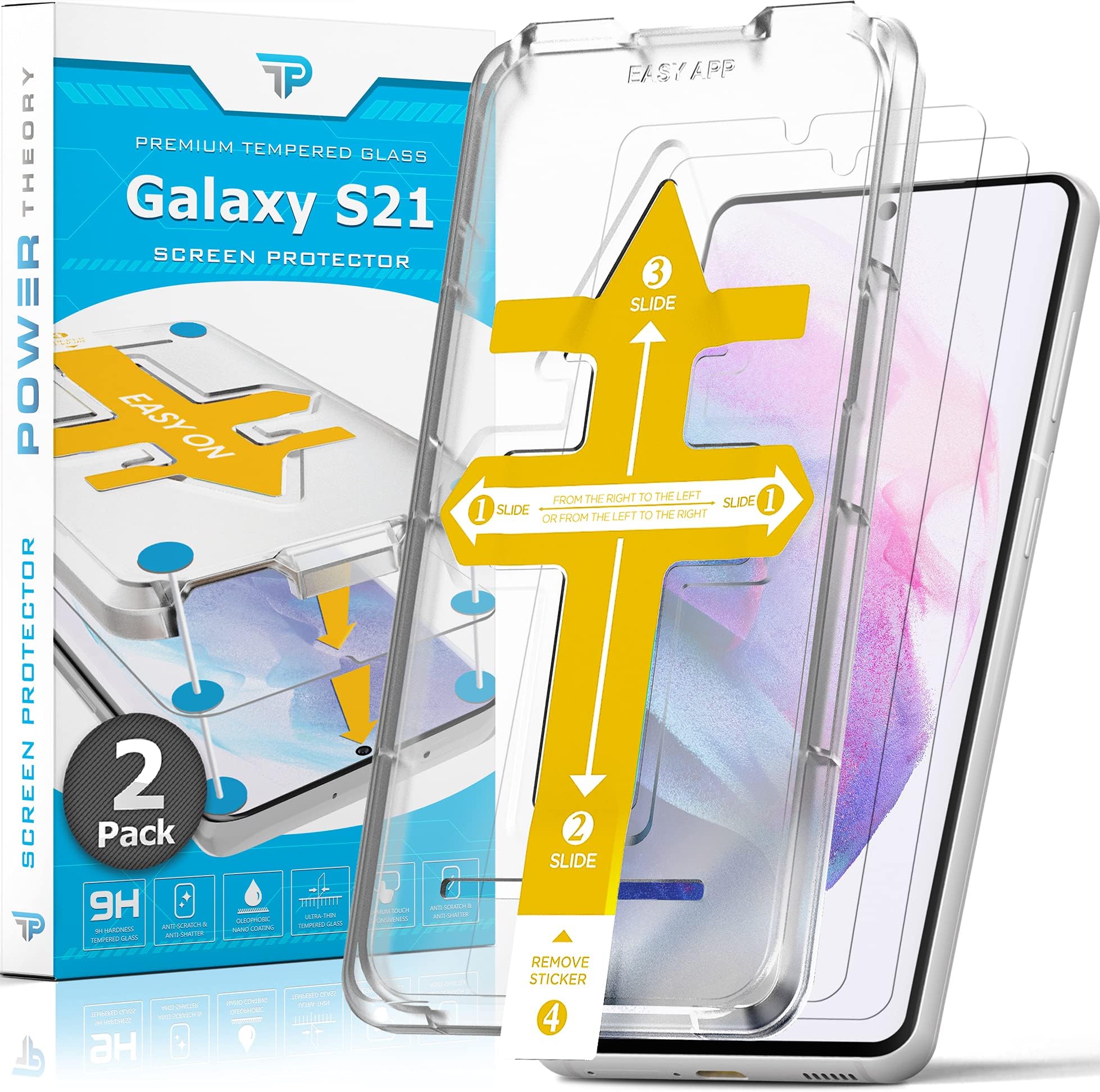 Amazon.com: 3 Pack Hydrogel Film Screen Protector for Samsung Galaxy S21 Plus / S21+ 6.7 inch ...