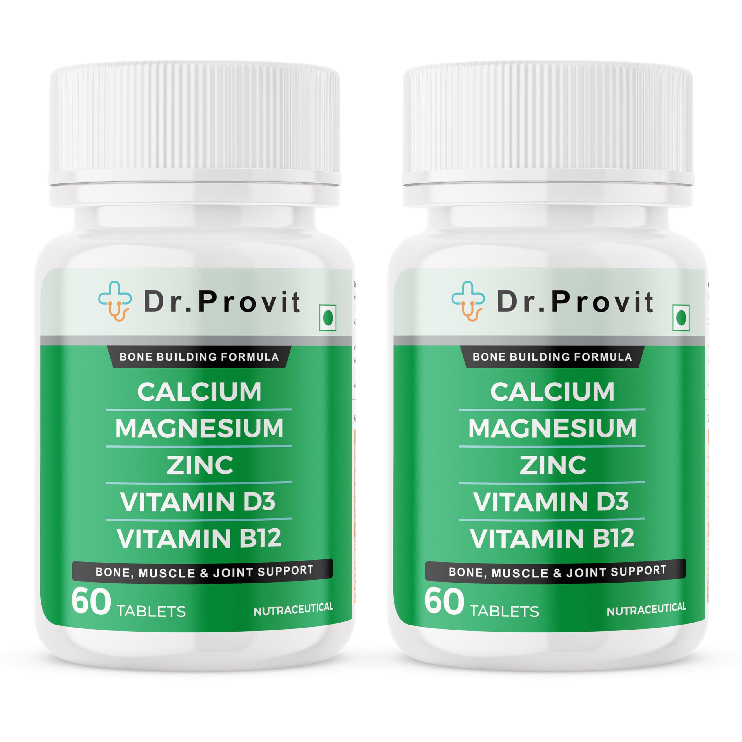 Dr. Provit Calcium Magnesium & Zinc Tablets with Vitamin D3, Calcium ...