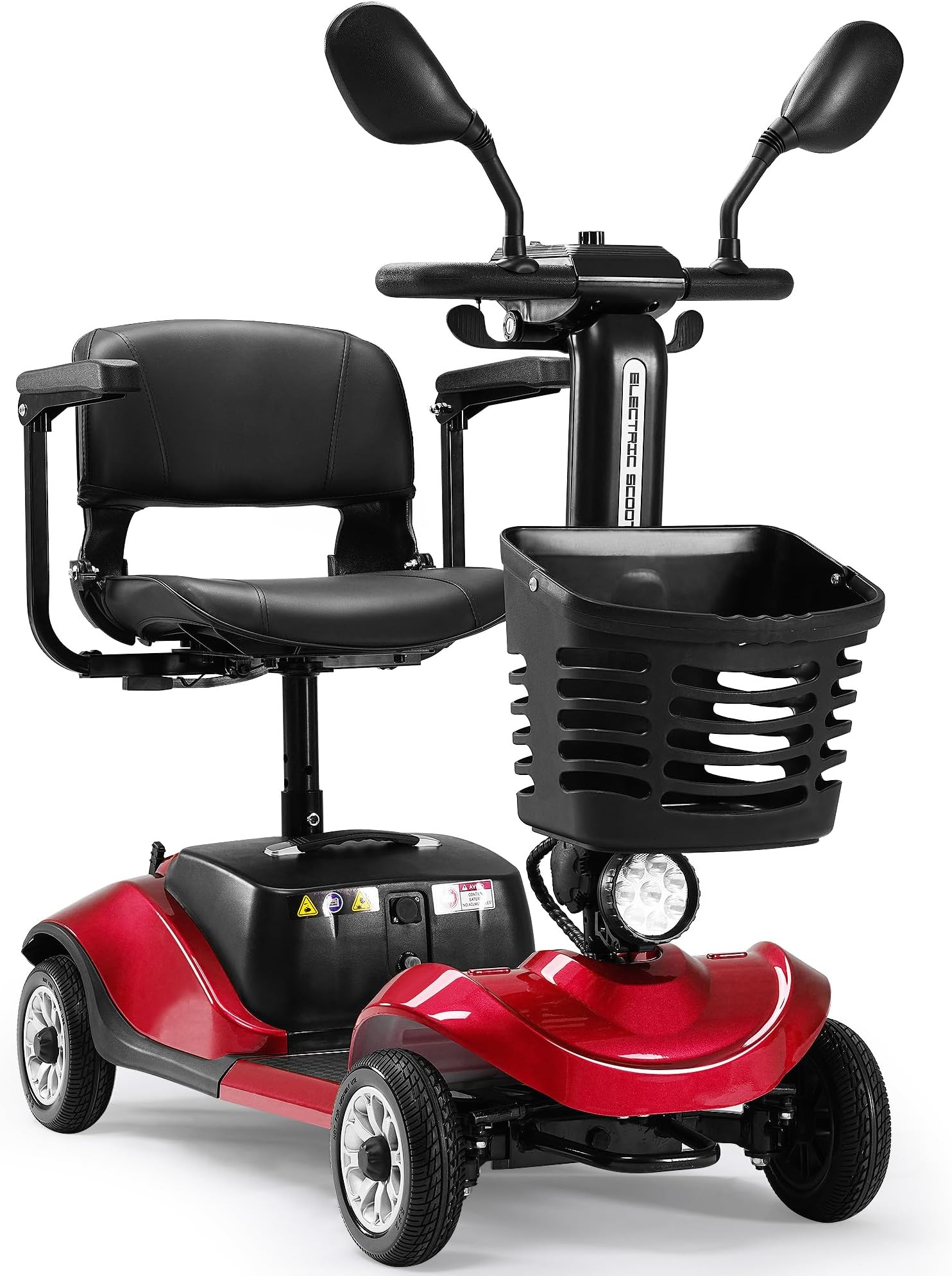 Amazon.com: ENGWE Folding 4 Wheel Mobility Scooter,15 Mile Long Range ...