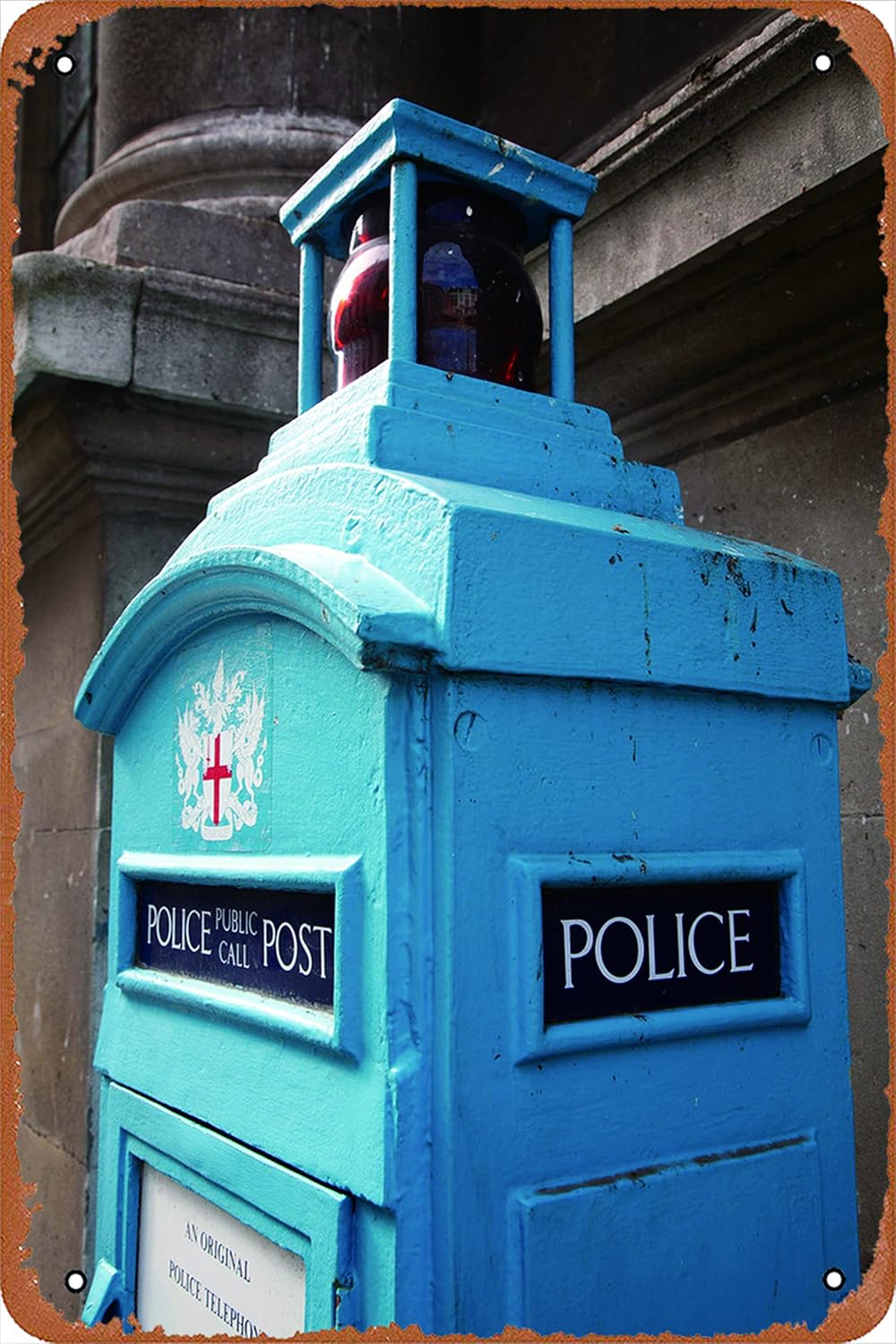 Amazon.com: Old Police Telephone Post Call Box London EnglandVintage ...