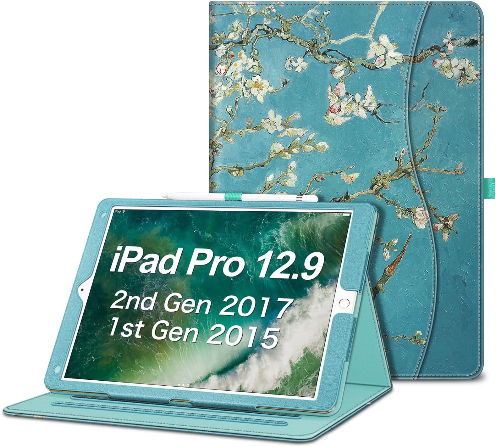 Amazon.com: Uppuppy for iPad Pro 12.9 Case Folio Cover with Pencil ...
