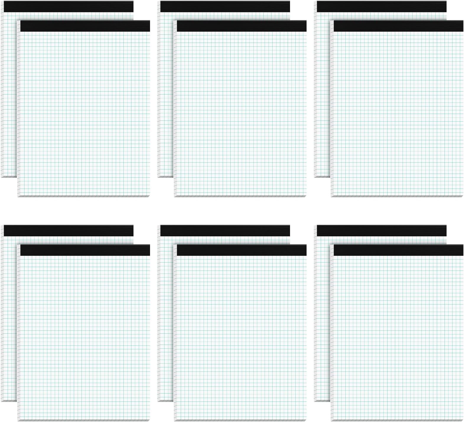 Amazon.com : 1InTheOffice Graph Pads, 8.5" x 11", Quadrille Pad 8.5 x ...