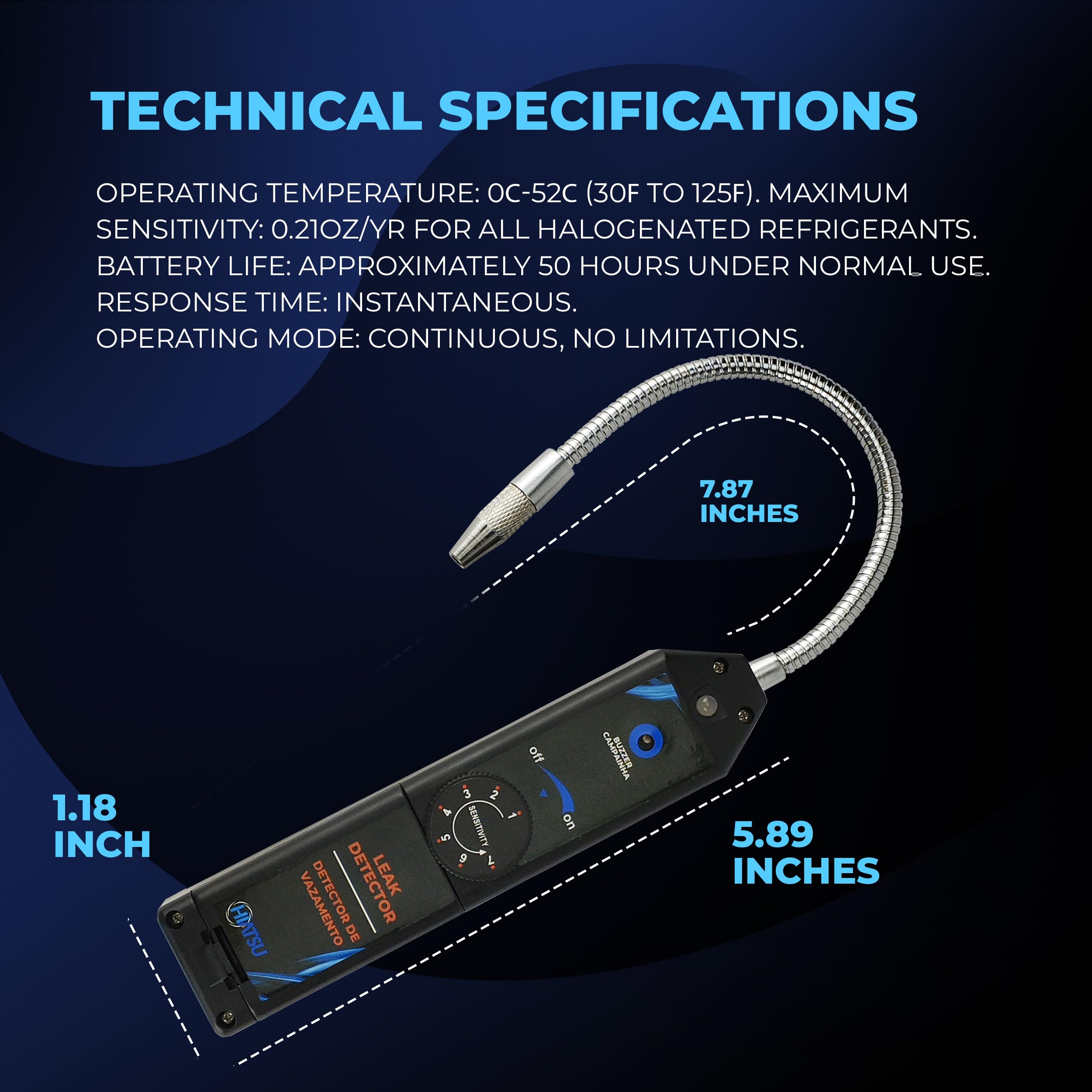 Snapklik.com : WJL-6000 HVAC AC Refrigerant Leak Detector For Halogen ...