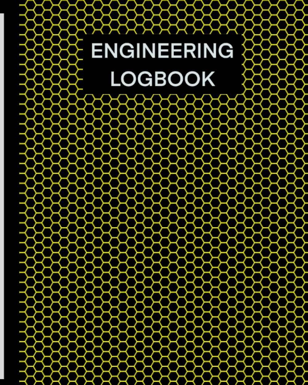 8" x 10" Engineering Logbook with graph paper - Black on Yellow cover ...