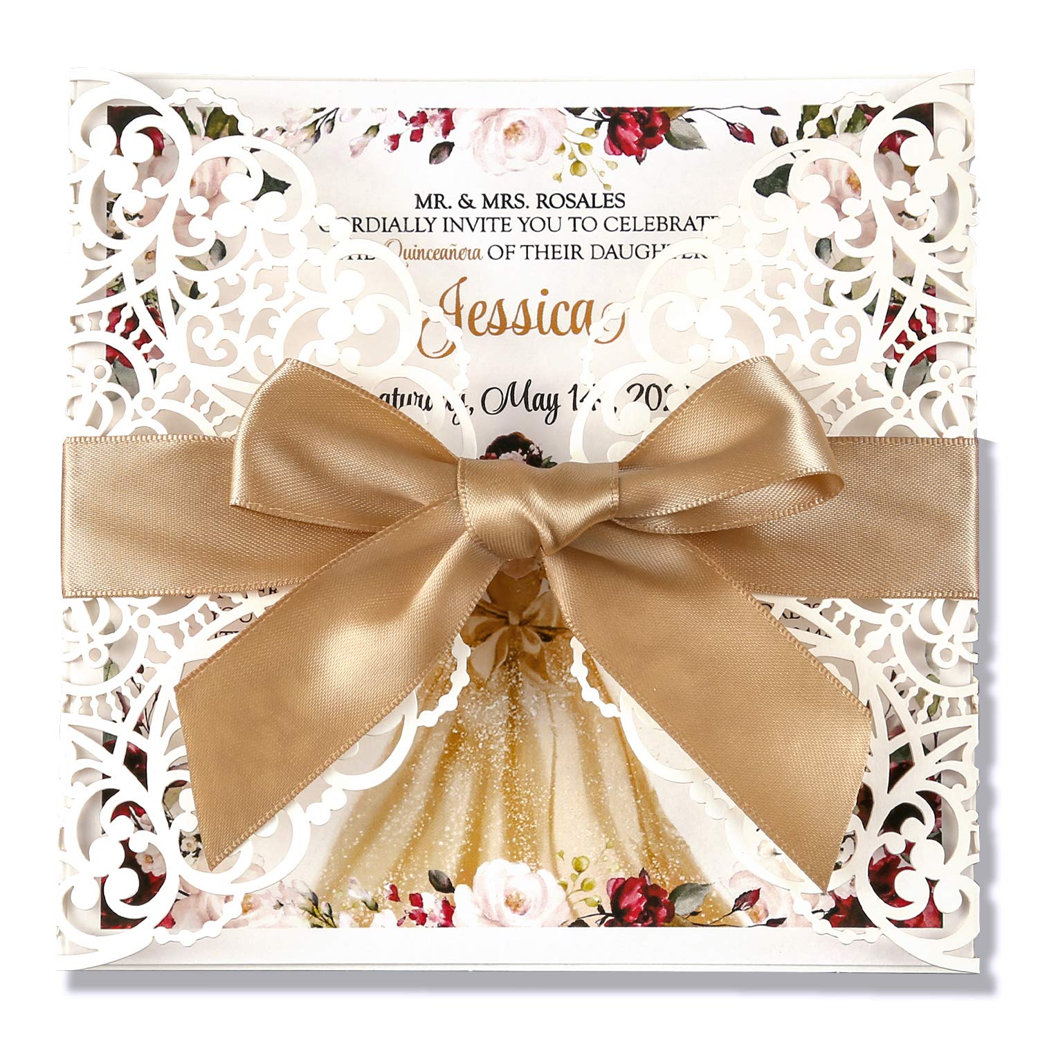 Party Invitations With Ribbon