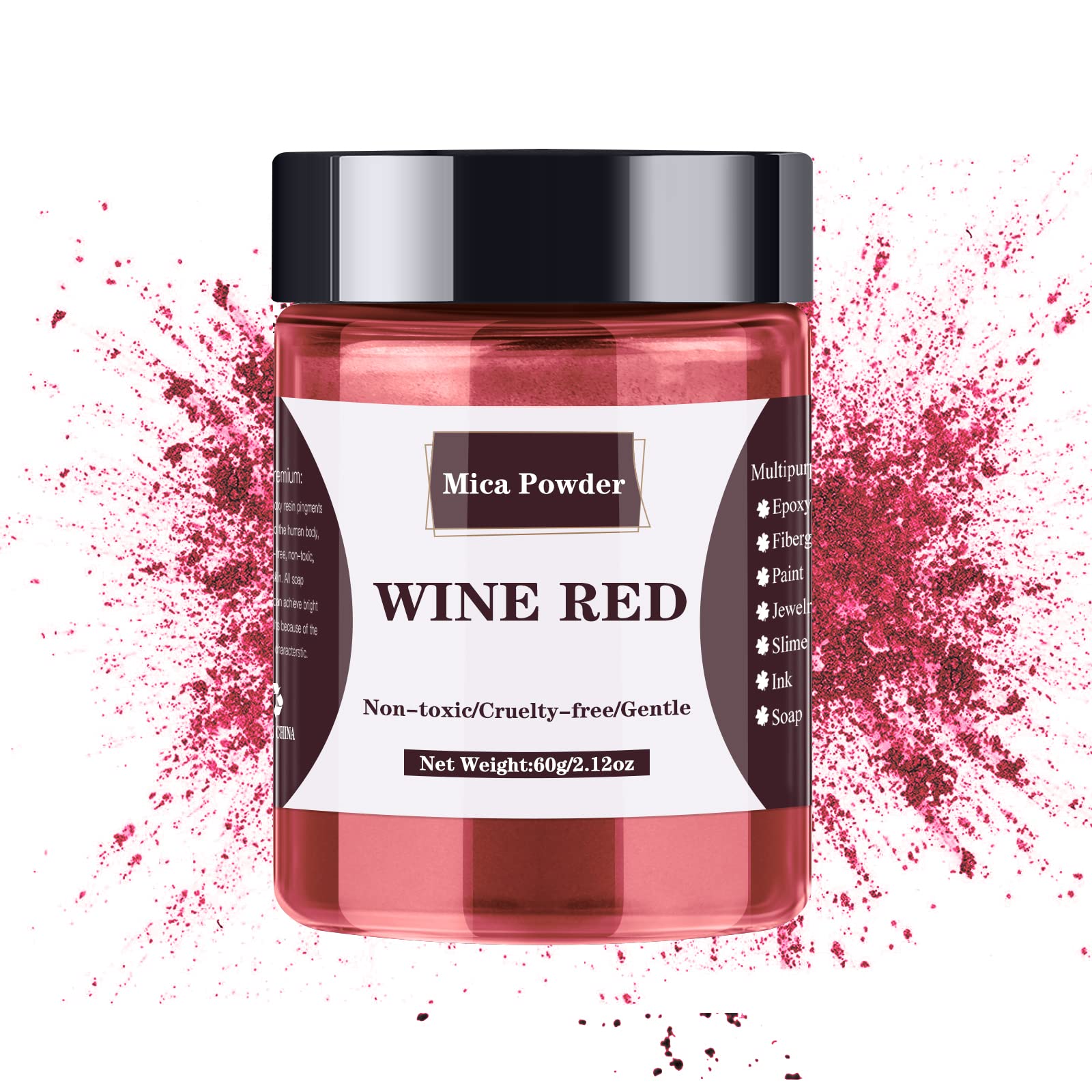 Amazon.com: Mica Powder - 60g Mica Powder for Epoxy Resin - Pearl ...