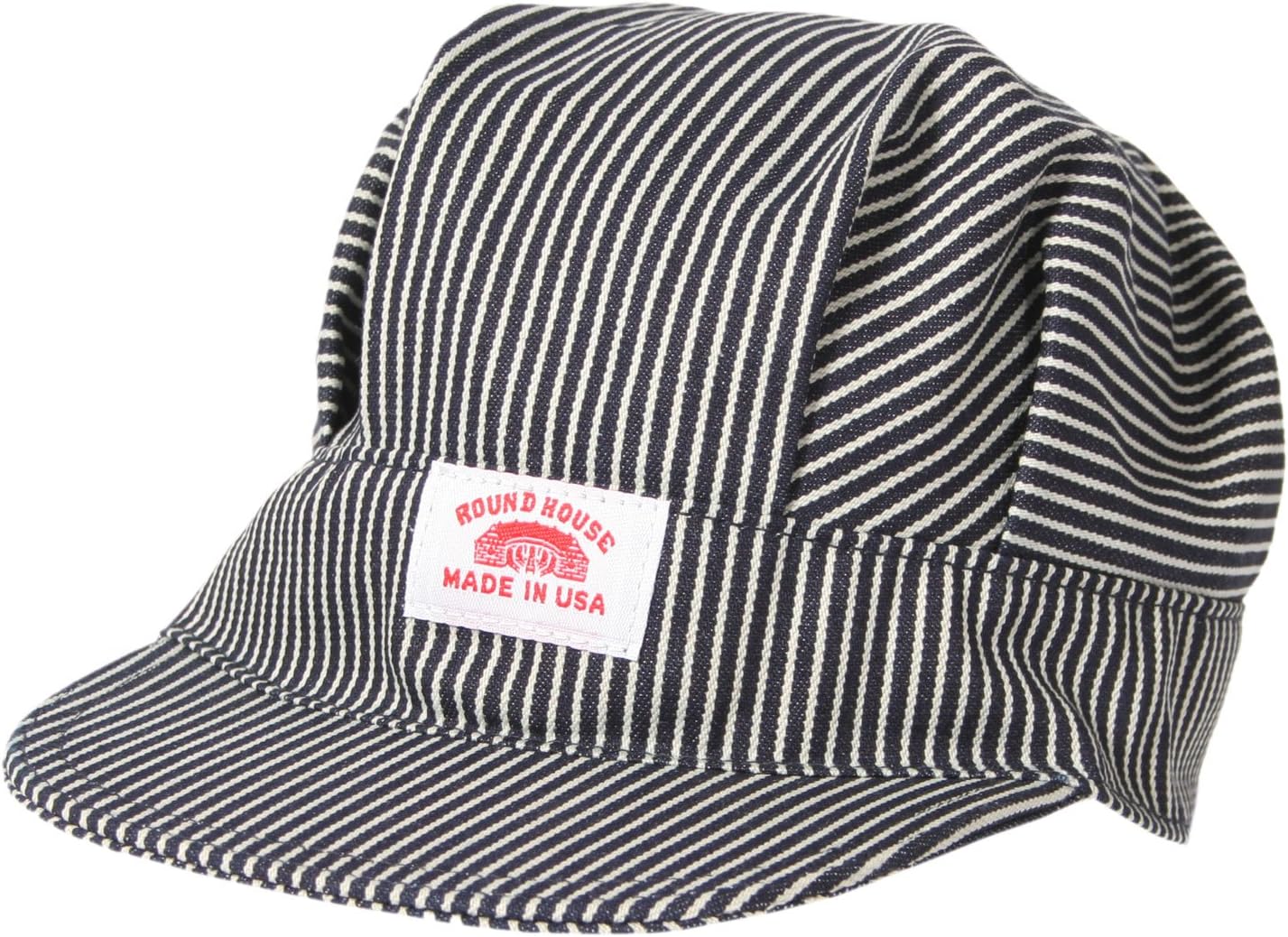 Roundhouse Classic Work Cap Blue Stripe Cotton Cap Mens Hat at Amazon ...