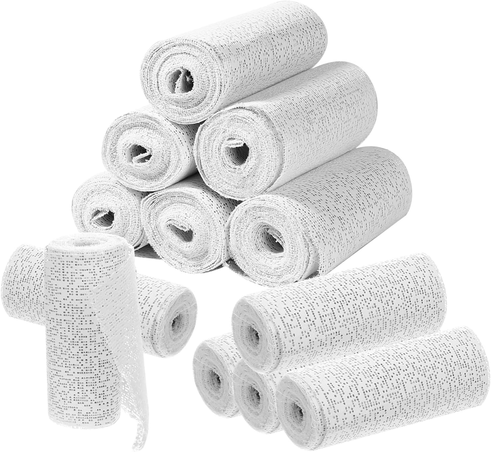Amazon.com: Plaster Cloth Rolls Plaster Cast Bandage Kit 12 Pack of ...
