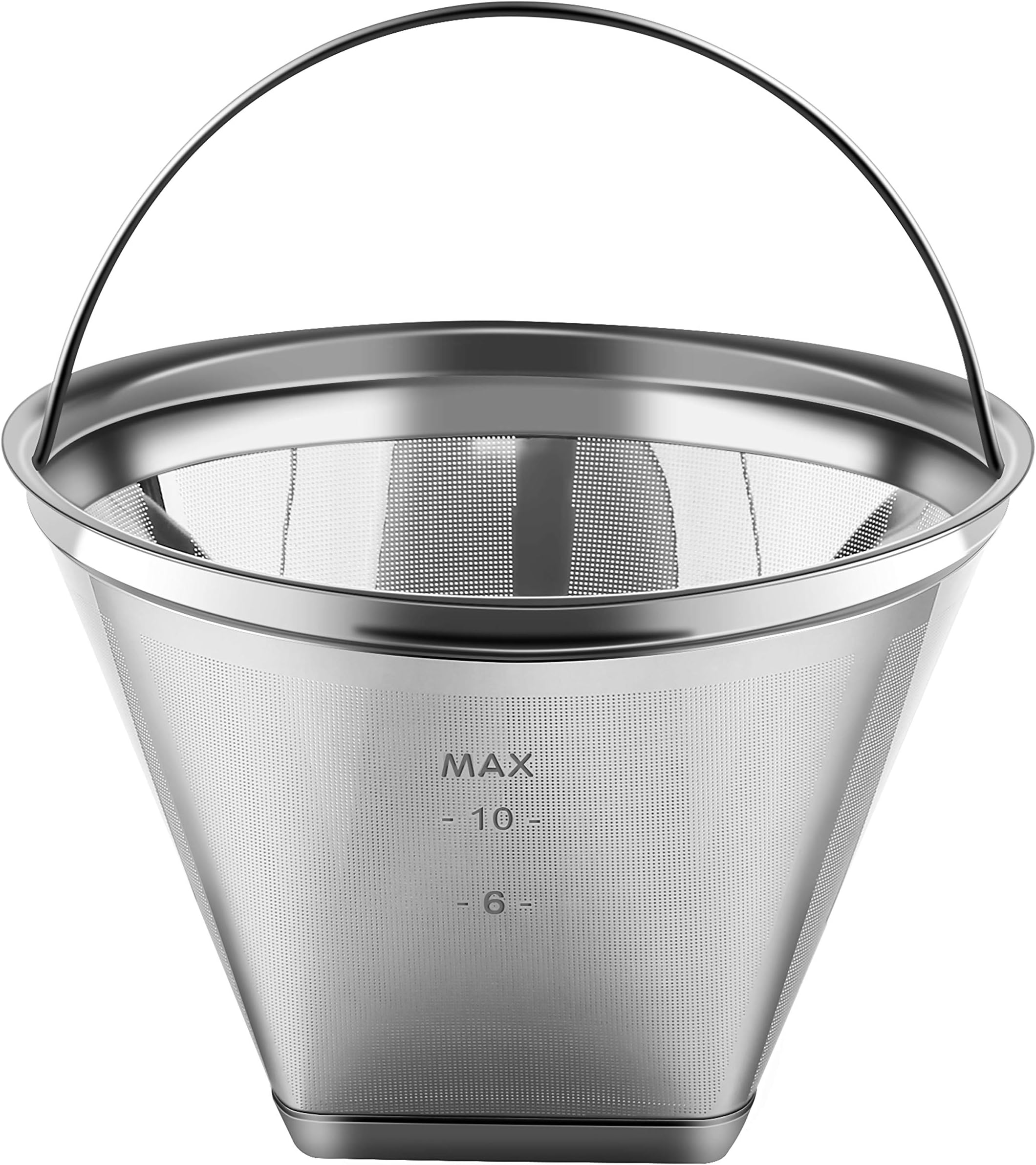 Amazon.com: YEOSEN Reusable 4 Cone Coffee Filter - 4 6 8 10 Cup ...