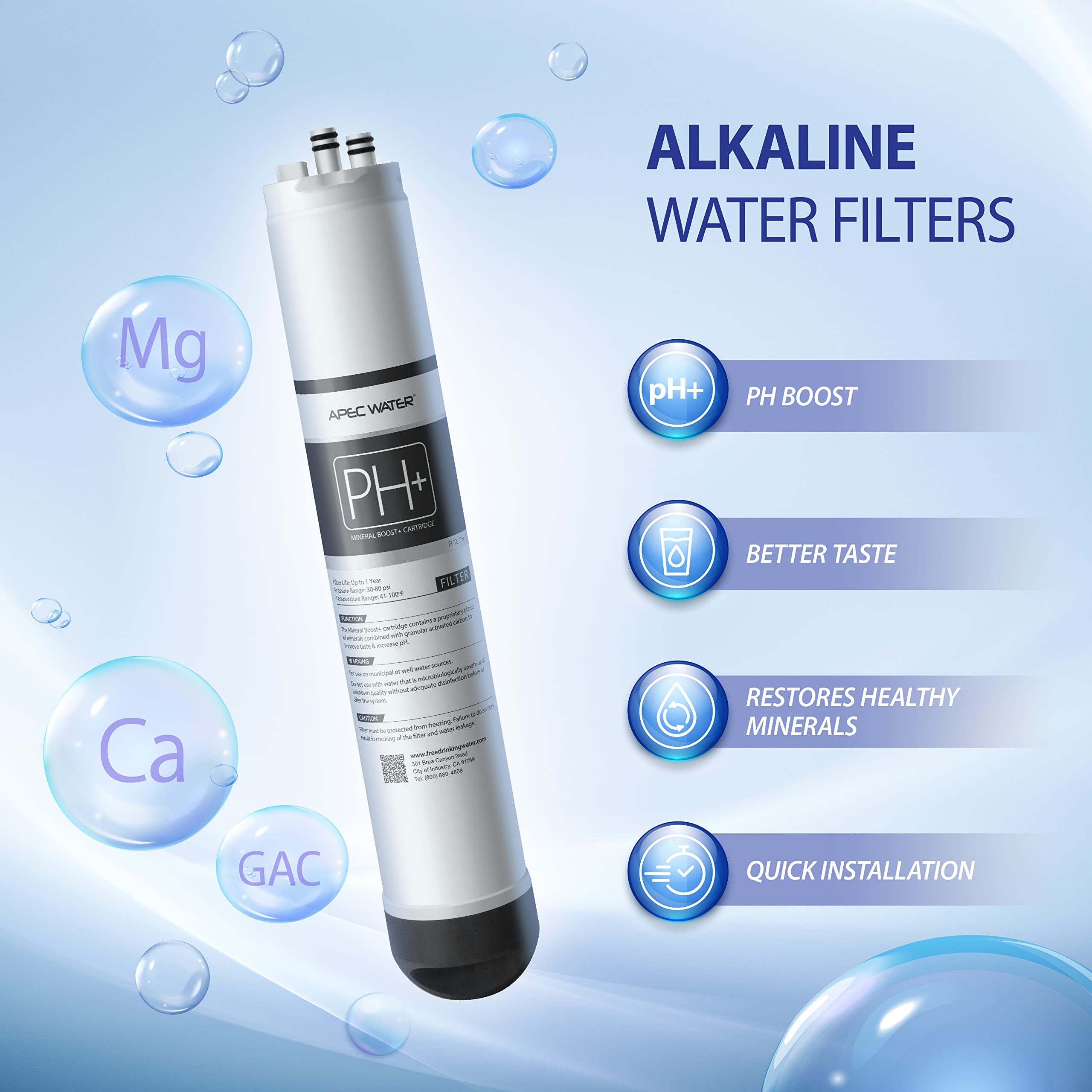 Snapklik.com : APEC WATER ROTL-600-PH Tankless Reverse Osmosis System 3 ...