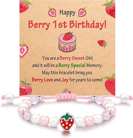 Amazon.com: Pealicious Berry First Birthday Gifts for 1 Year Old Girl ...