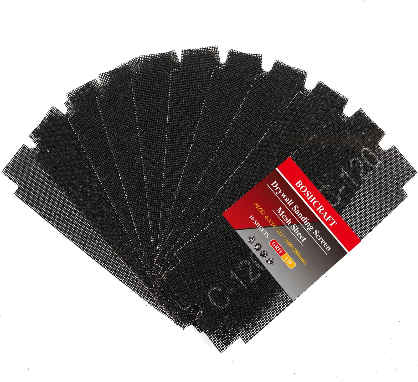 Amazon.com: 3M 9092NA 9092 Drywall Sanding Sheet, Medium, 5 Count ...