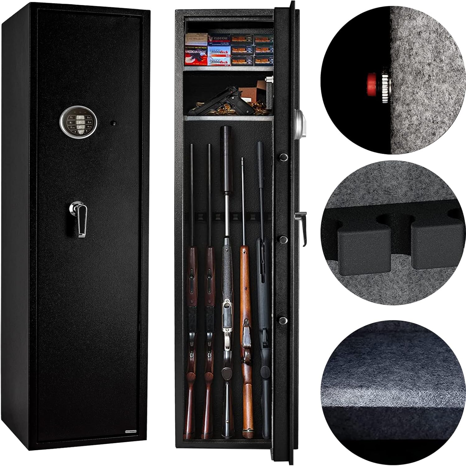 Amazon.com: Gearmart Fast Access Gun Safe Rifle Safe Larger and Durable ...