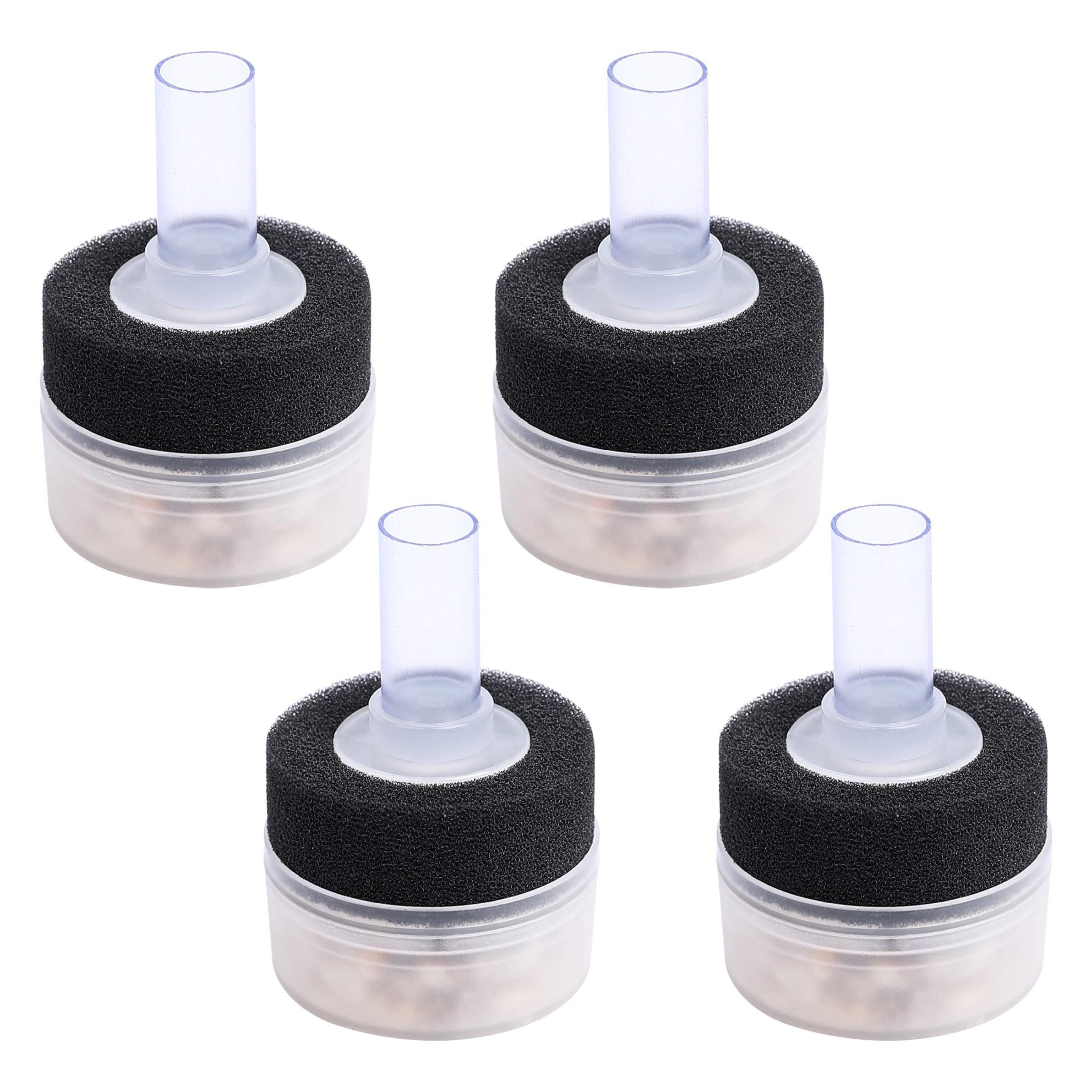 JZHBEI 4 Pack Air Driven Bio Filter Sponge Aquarium Filter, Aqua Flow Sponge, Air Pump Driven ...