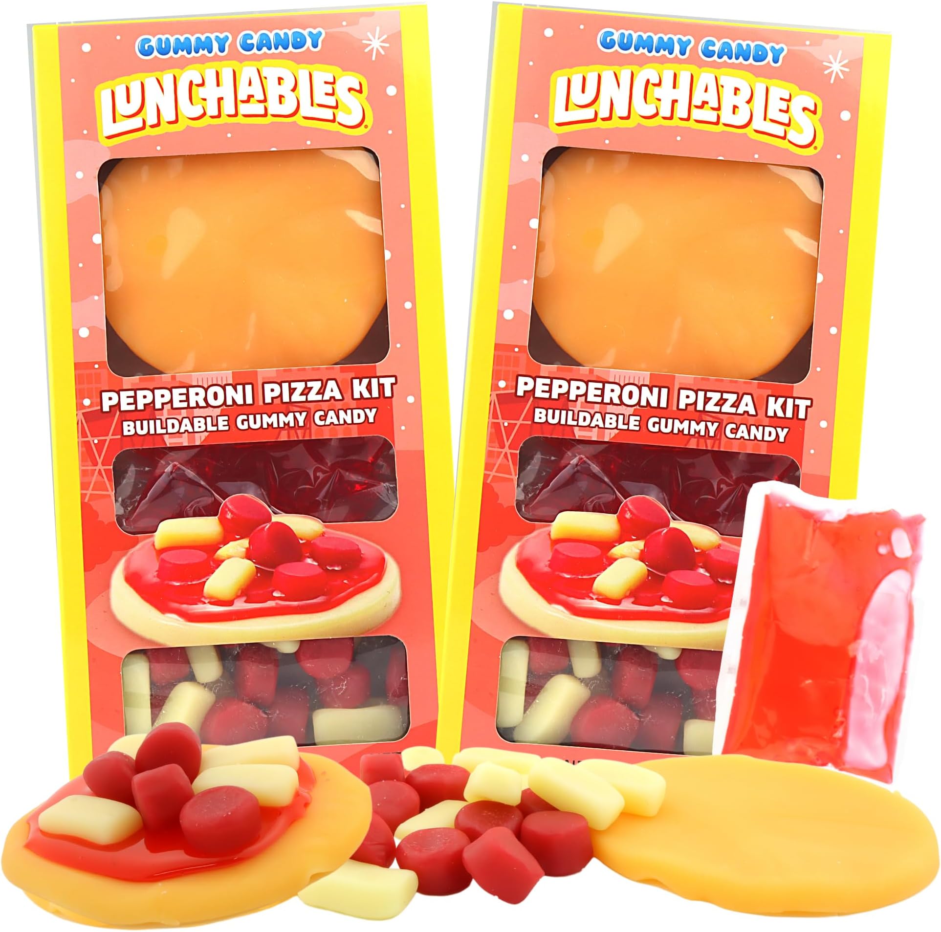 Amazon.com : Candy Lunchables Gummies, Assorted Flavored Buildable ...