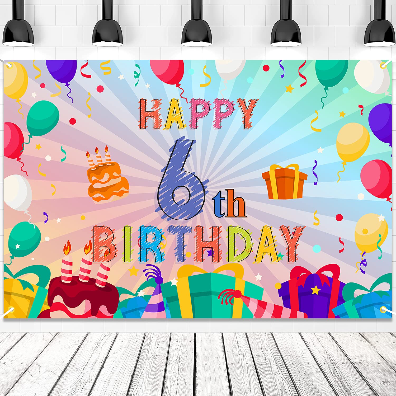 6th Birthday Banner