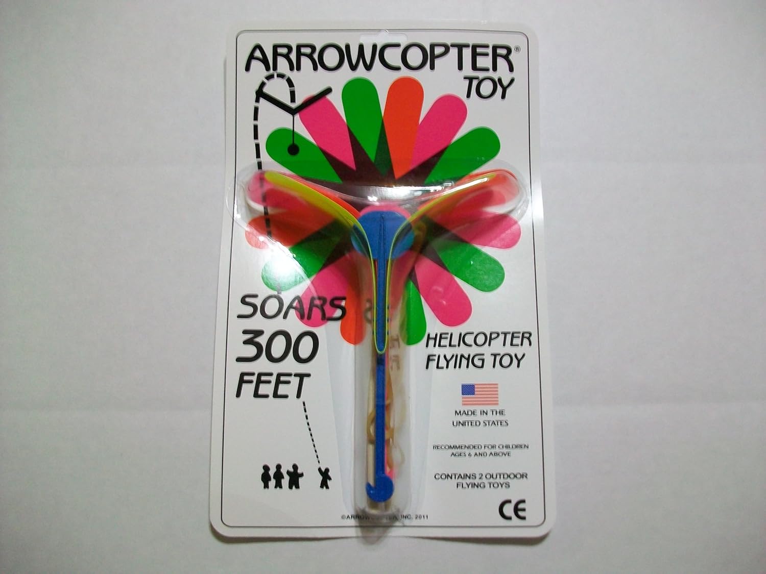 Amazon.com : Arrowcopter Flying Toy (2 Arrowcopter in package) : Toys ...