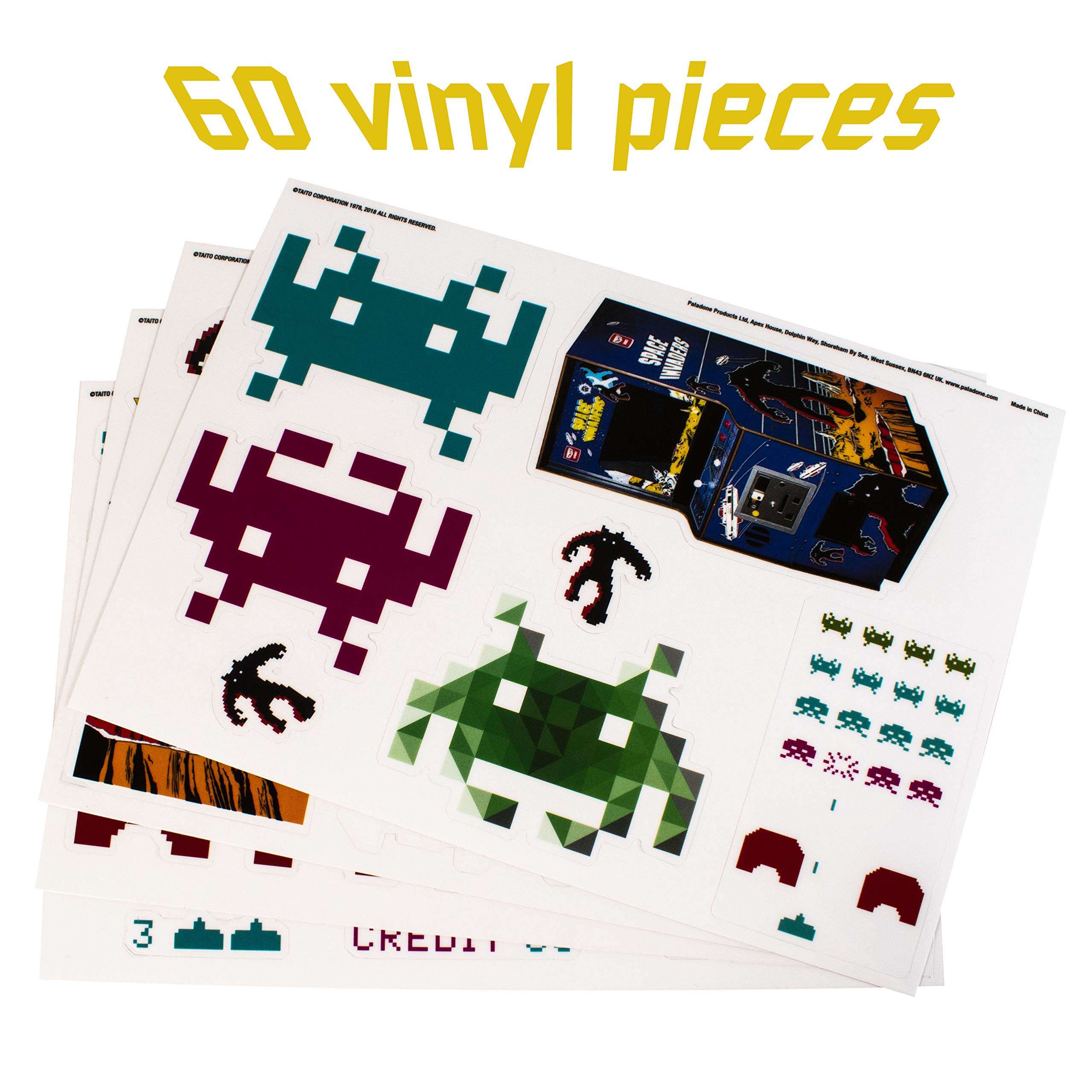 Snapklik.com : Paladone Space Invaders Gadget Decals