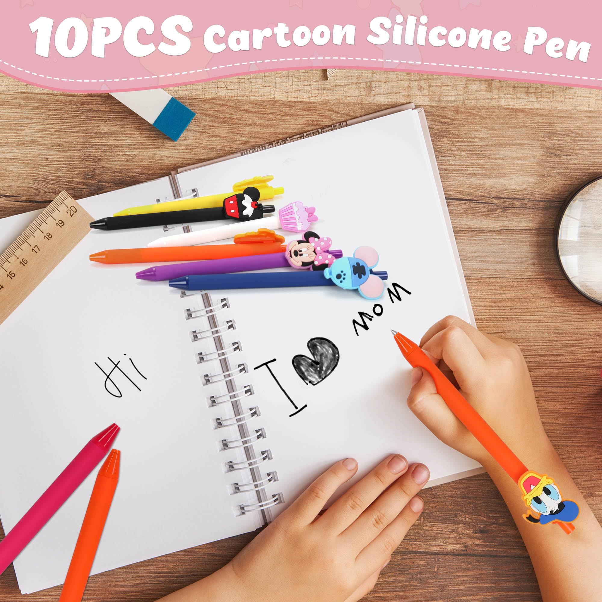 Cartoon Notebook And Pencil