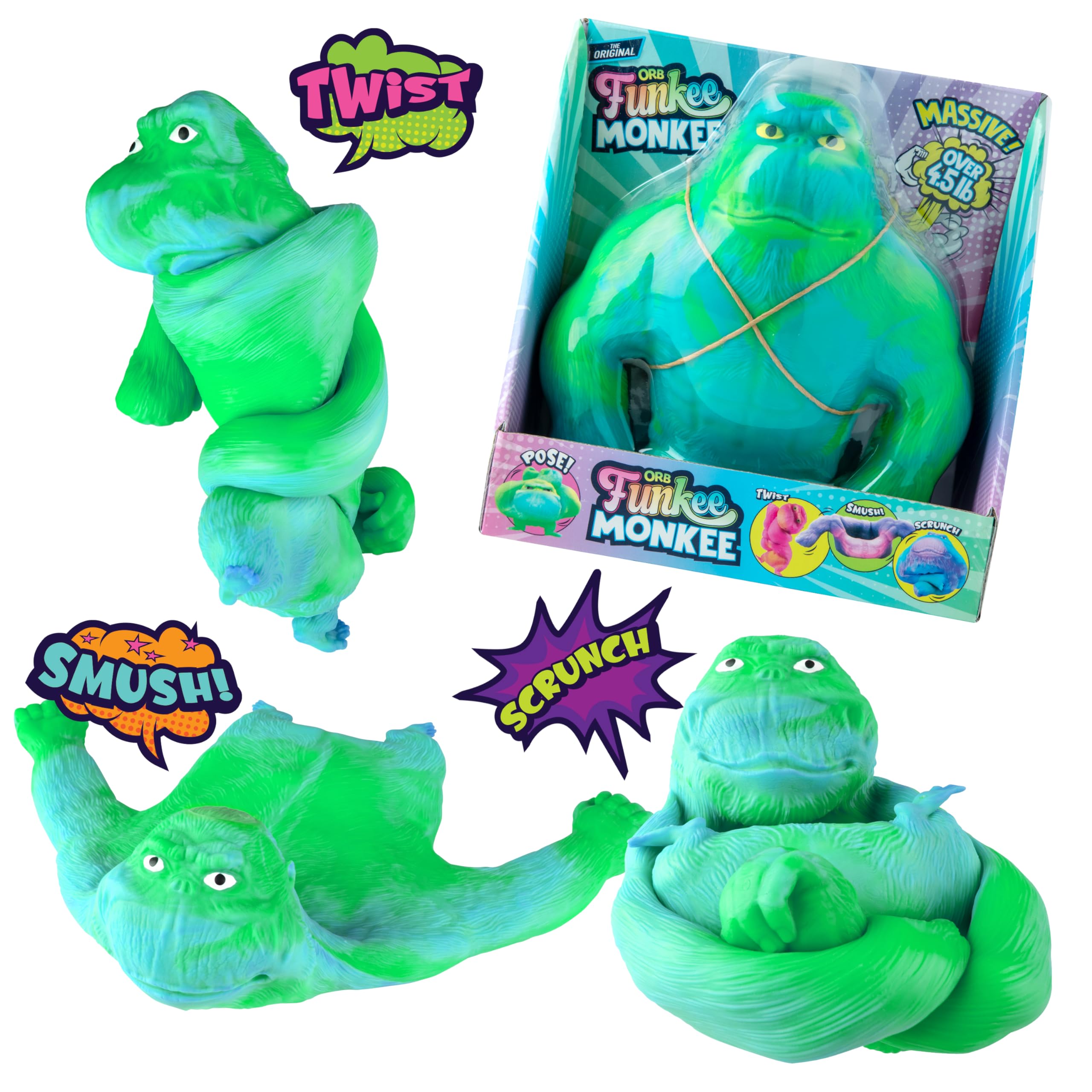 Amazon.com: ORB Original Funkee Monkee Jumbo (Green/Blue) – Big 4.5 ...