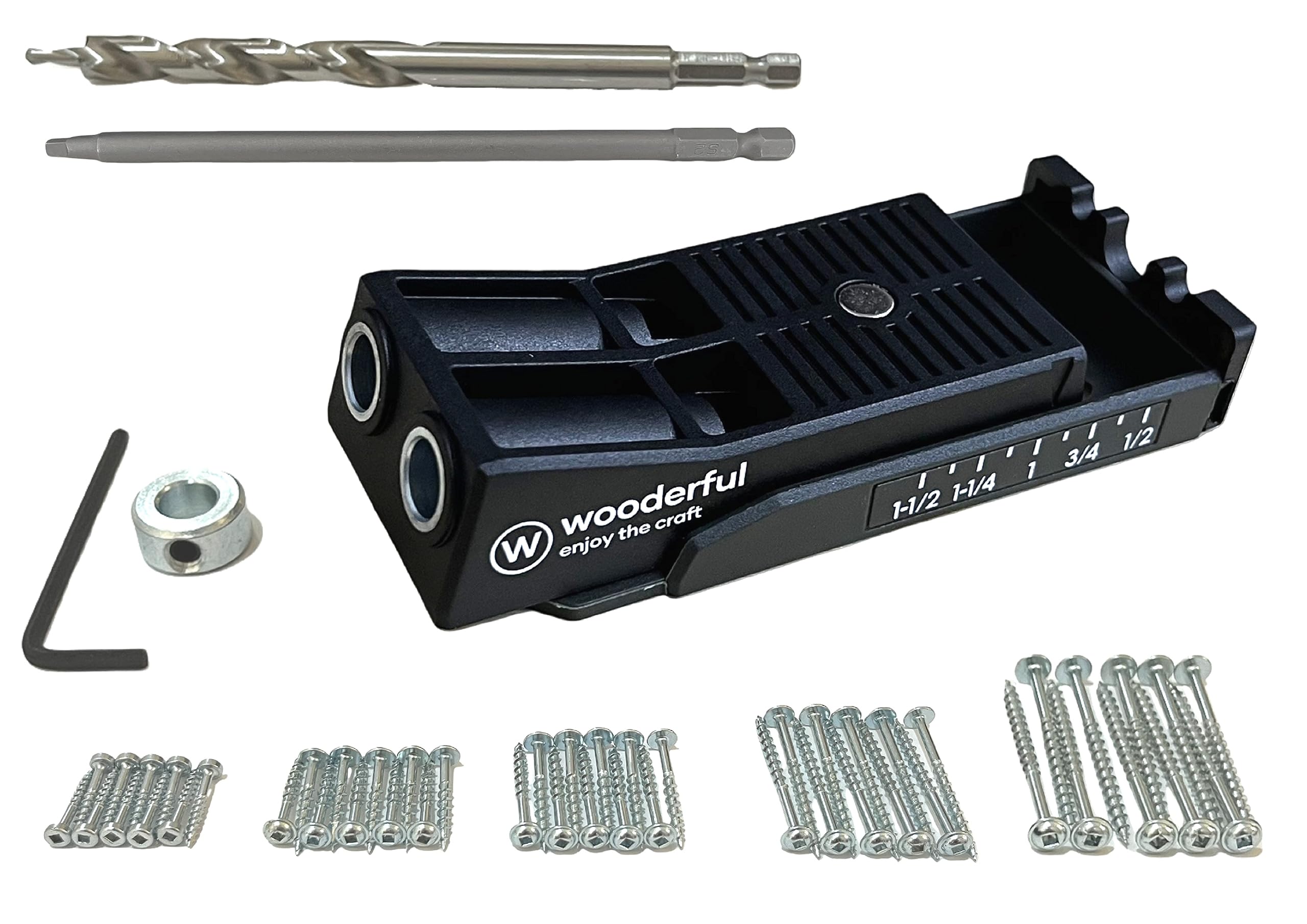 Wooderful Twin Pocket Hole Jig Complete set - Quick, Easy and ...