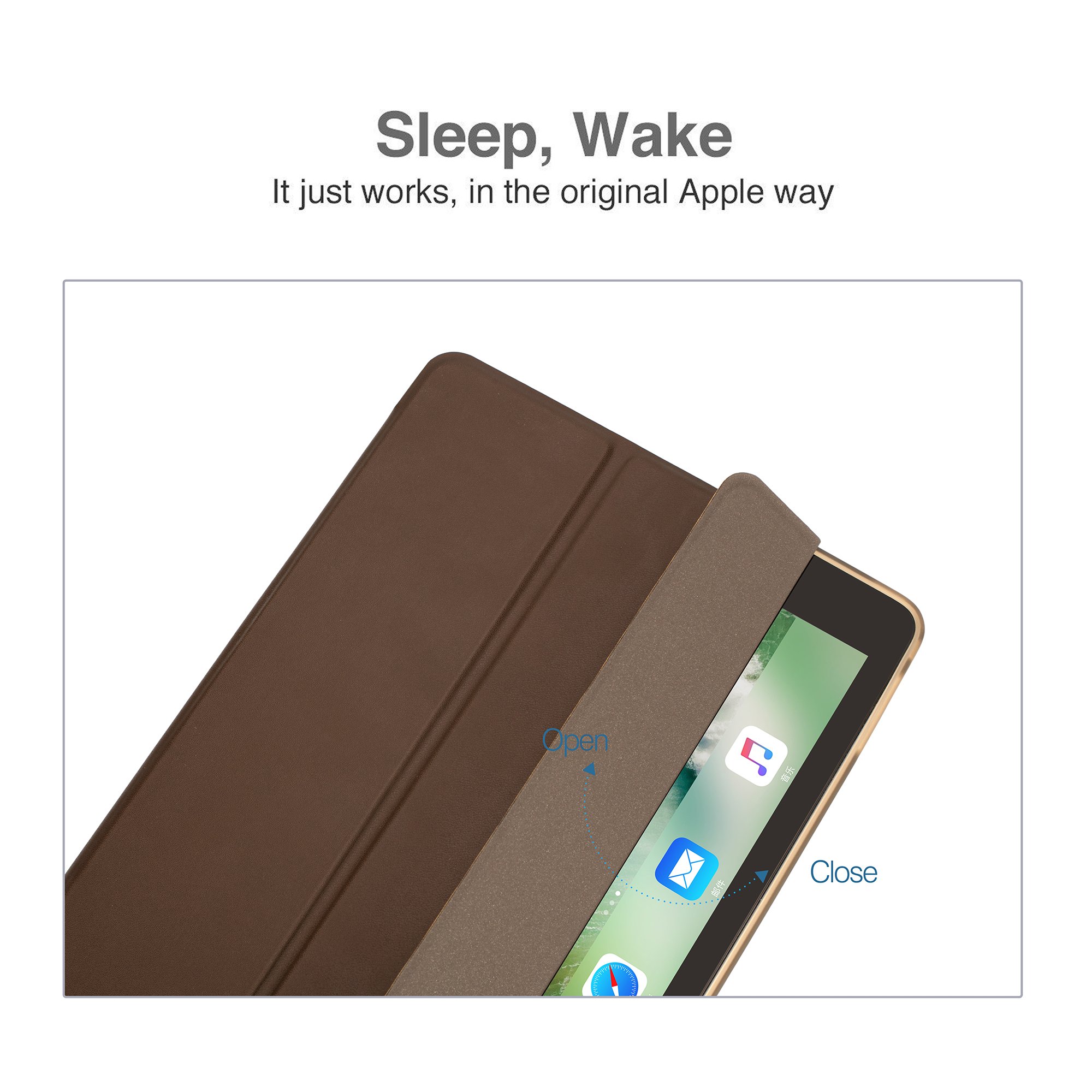 Ipad Air 2 Smart Case Brown