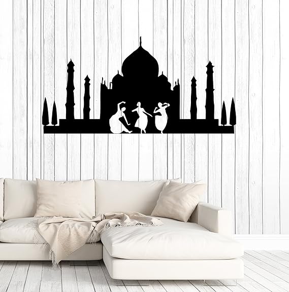 Amazon.com: Wall Stickers Vinyl Decal Belly Dance Taj Mahal Islam India ...