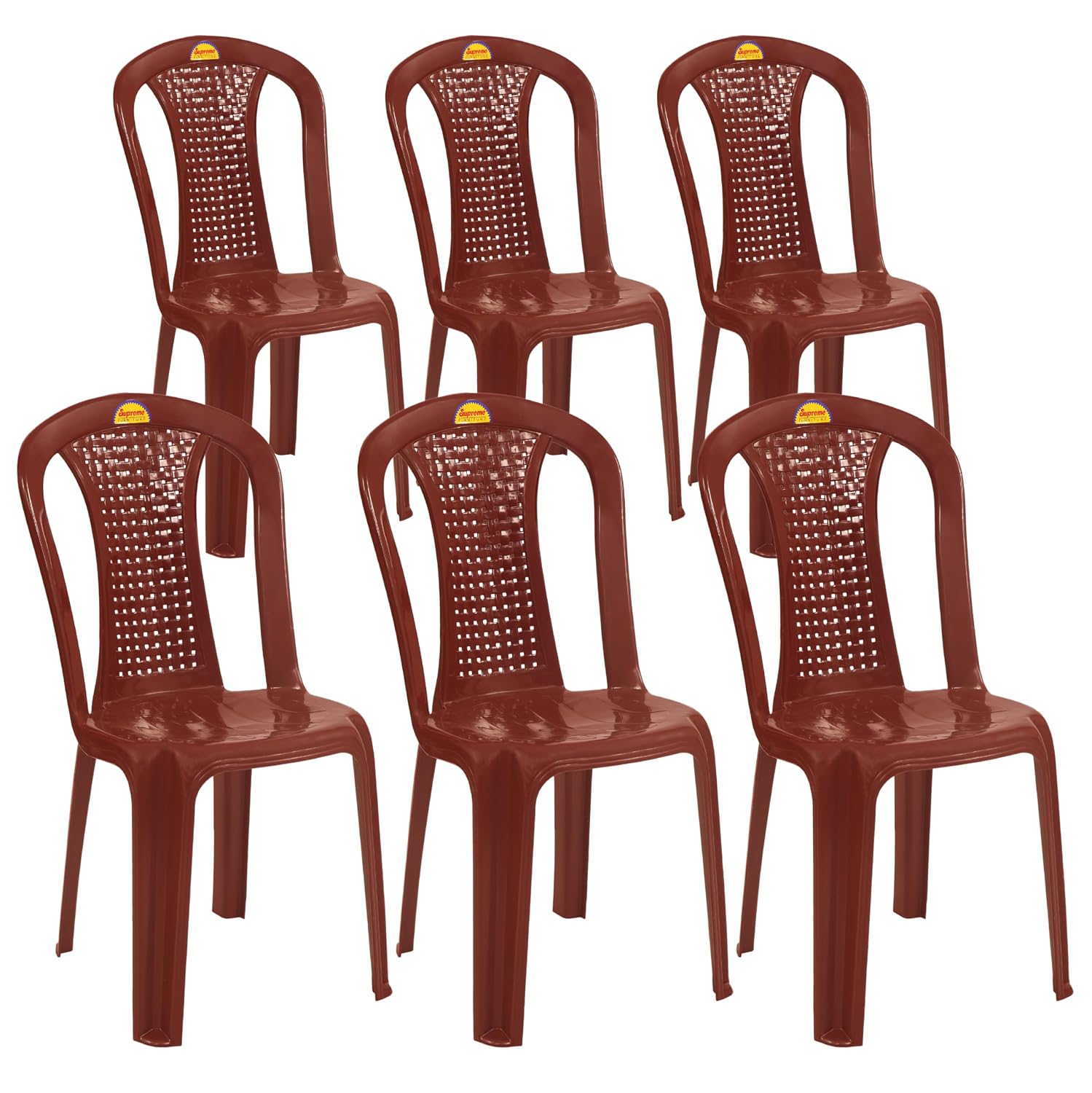 Supreme chairs Dream Netted Design for Ventilation Monobloc Armless ...