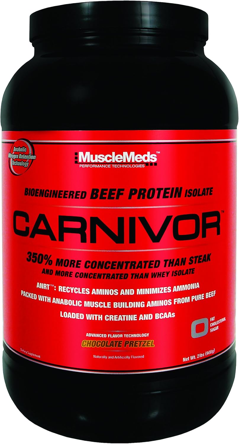 Amazon.com: MuscleMeds Carnivor Beef Protein Isolate Powder, Chocolate ...