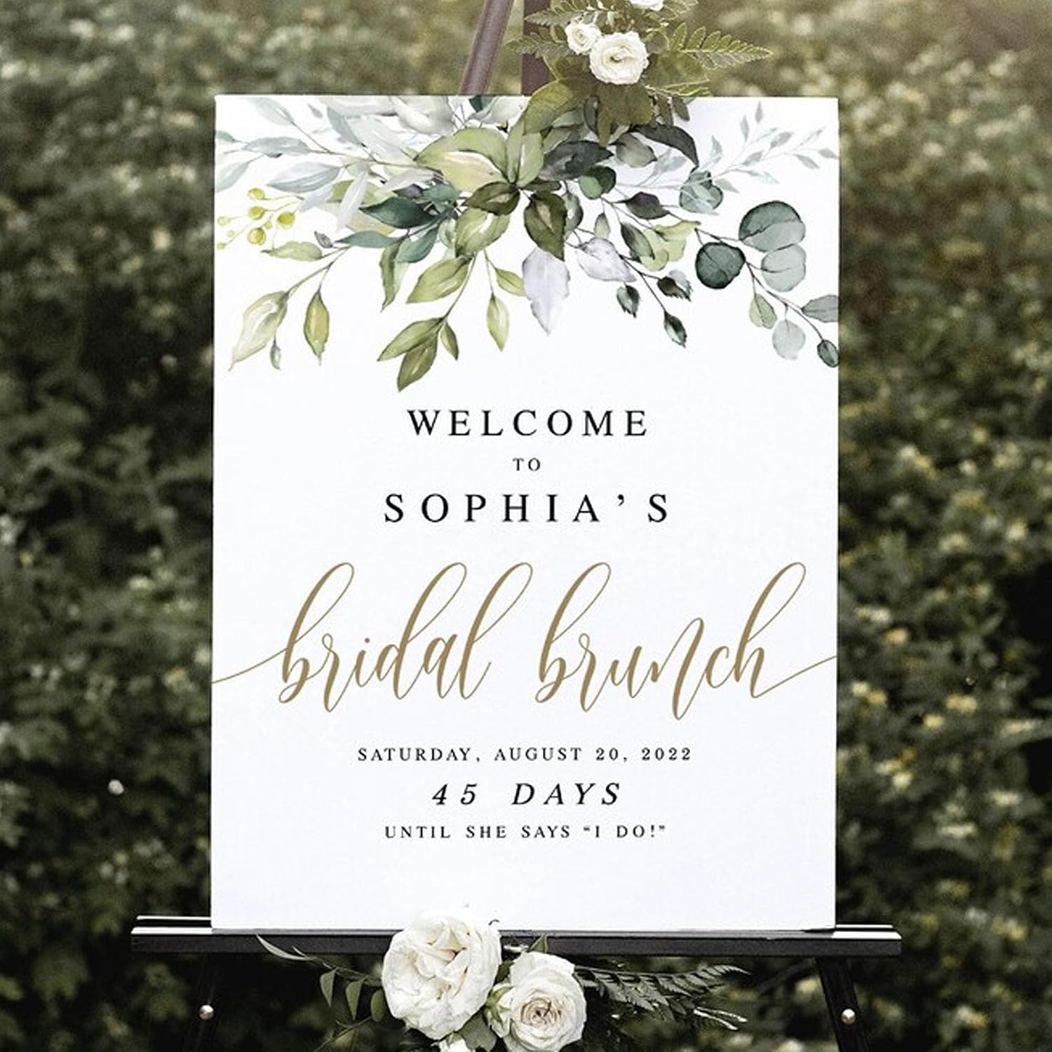 Amazon.com : Bridal Brunch Welcome Sign, Bridal Shower Welcome Sign ...