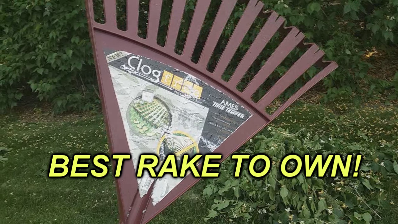 Watch BEST NON CLOGGING RAKE! Ames True Temper Clog-Free Poly Leaf Rake ...