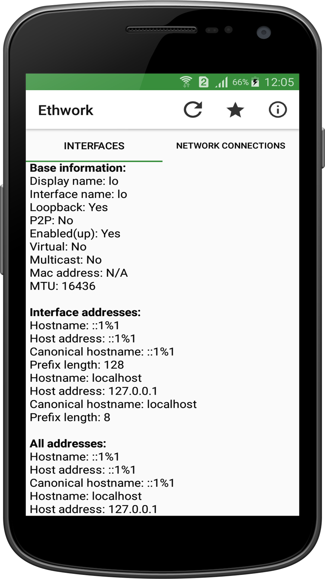 Ethwork: Netstat and Network Interfaces - App on Amazon Appstore