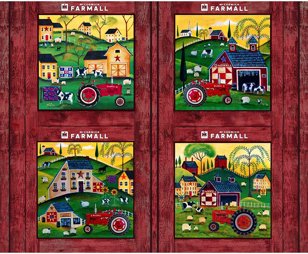 Amazon.com: Farmall Folk Art Cotton Collection-Farmall Folk Art ...