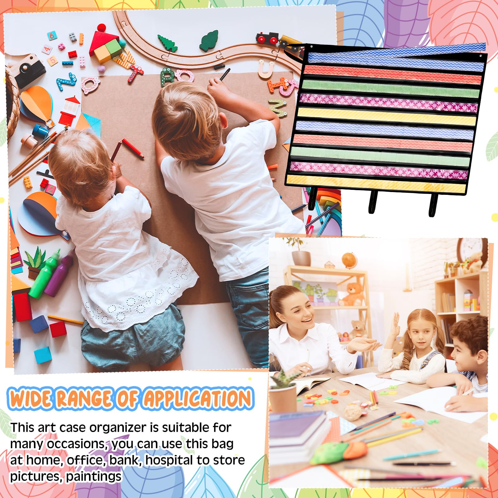 Snapklik.com : Sinload 48 X 39 Inch Bulletin Board Border Storage ...