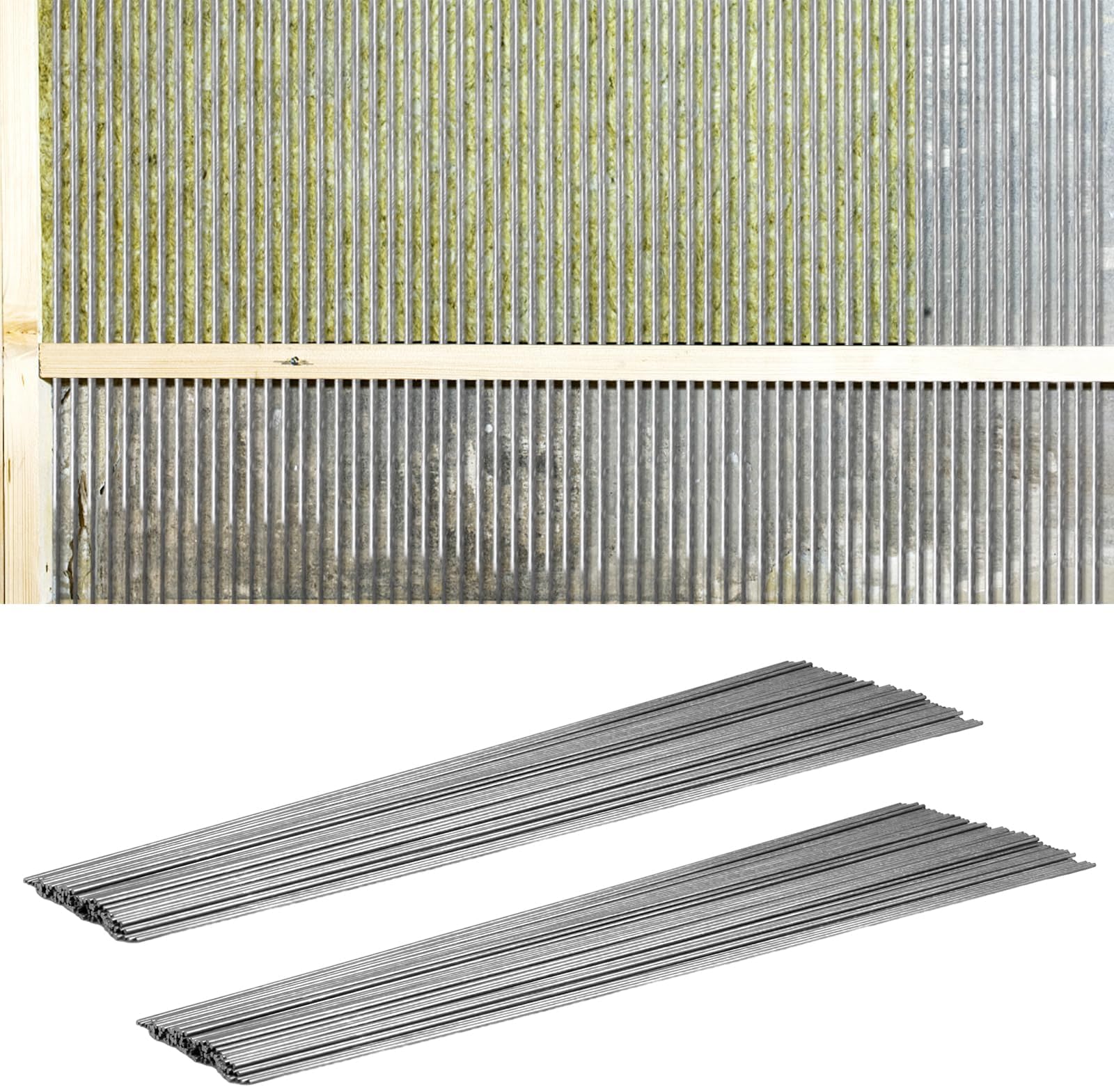 Amazon.com: 200 Pcs 24 Inch Insulated Wire Support - 1095 Carbon Steel ...