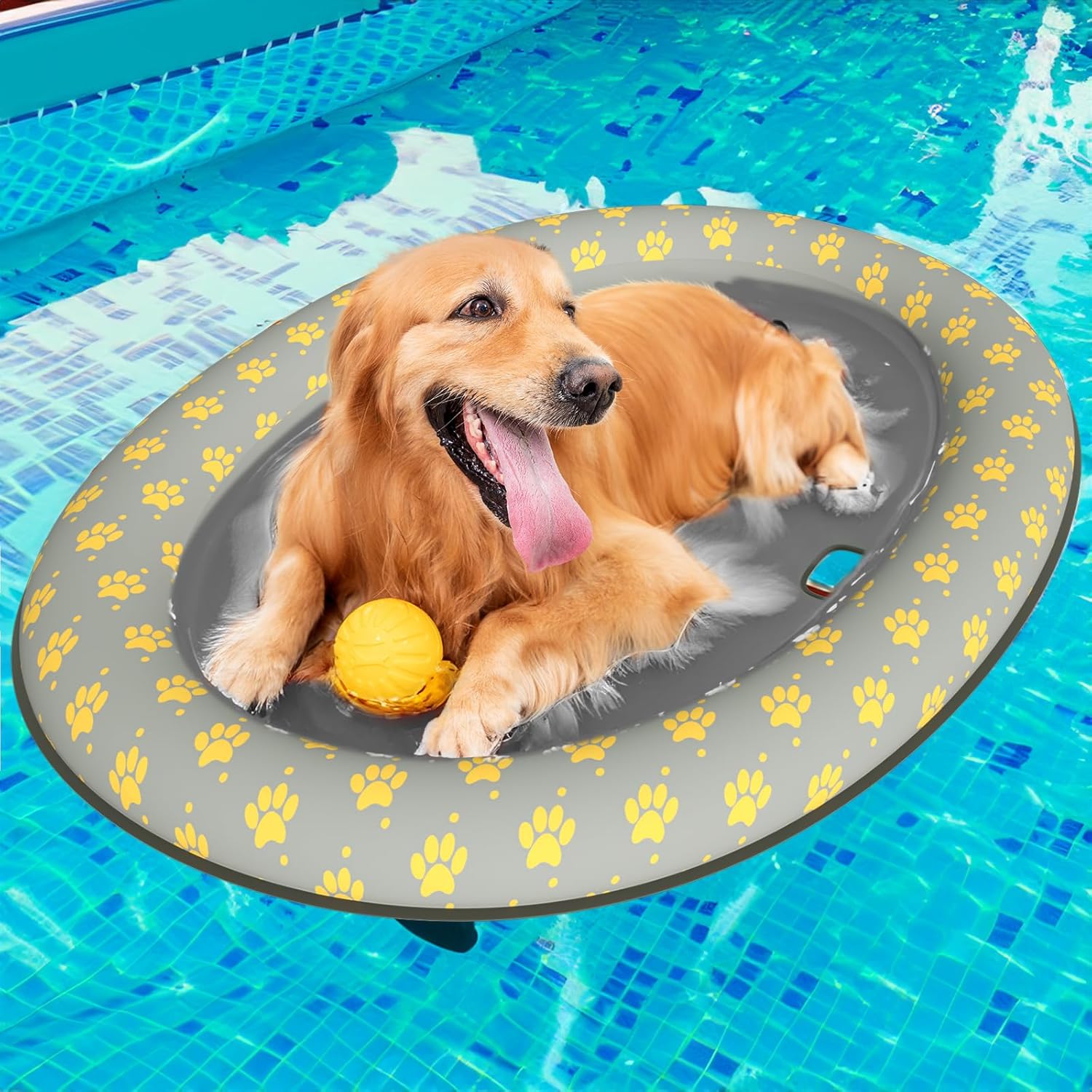 Amazon.com: LeapSheep Dog Pool Float Summer Dog Floats for Pool, Sturdy Dog Float Raft for Large ...
