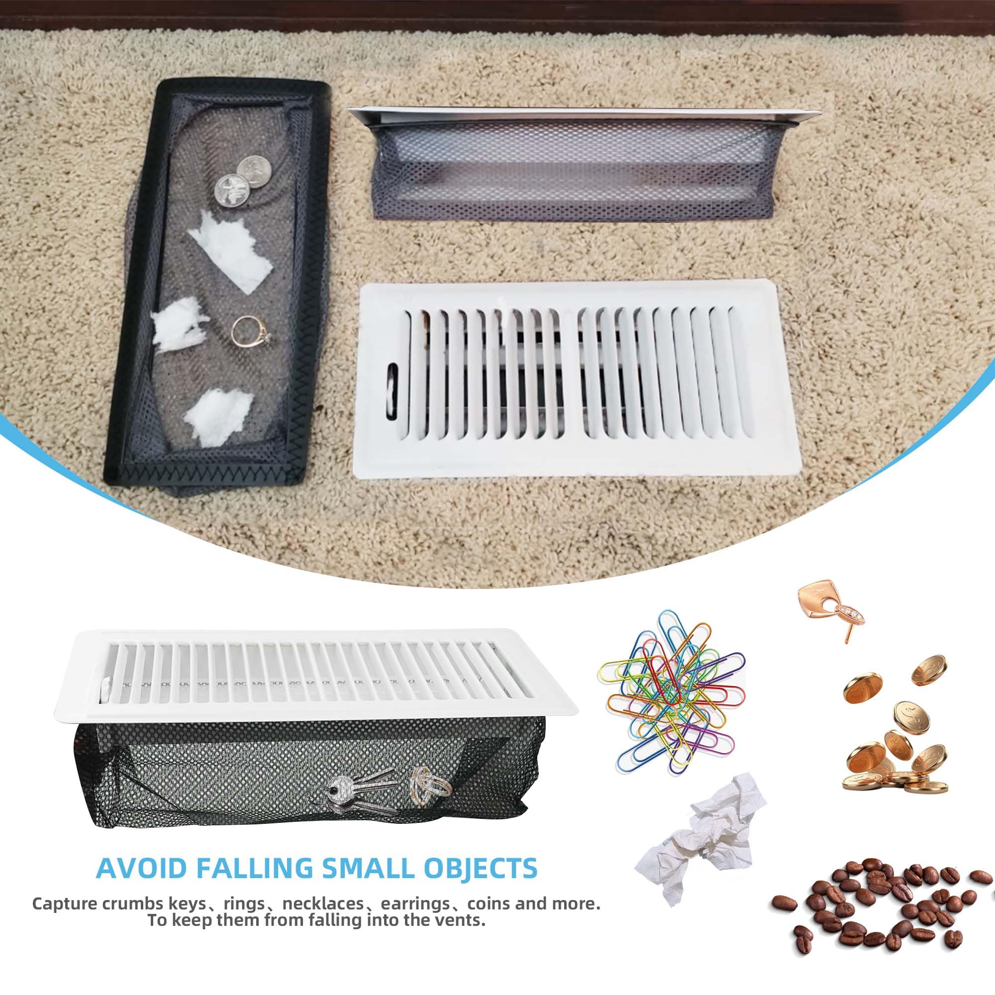 Snapklik.com : Floor Register Cover Trap, Floor Vent Filters Screen For ...