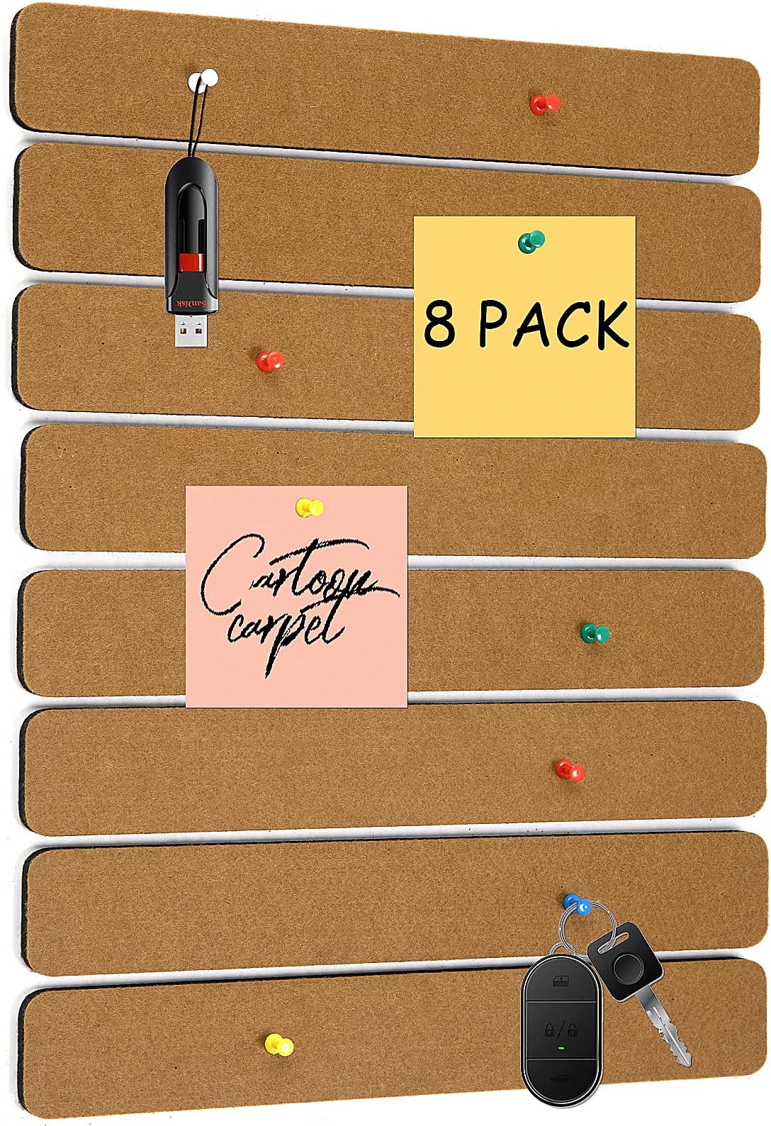 Amazon.com : Bulletin Board Cork Board Cork Boards for Walls Cork Board ...