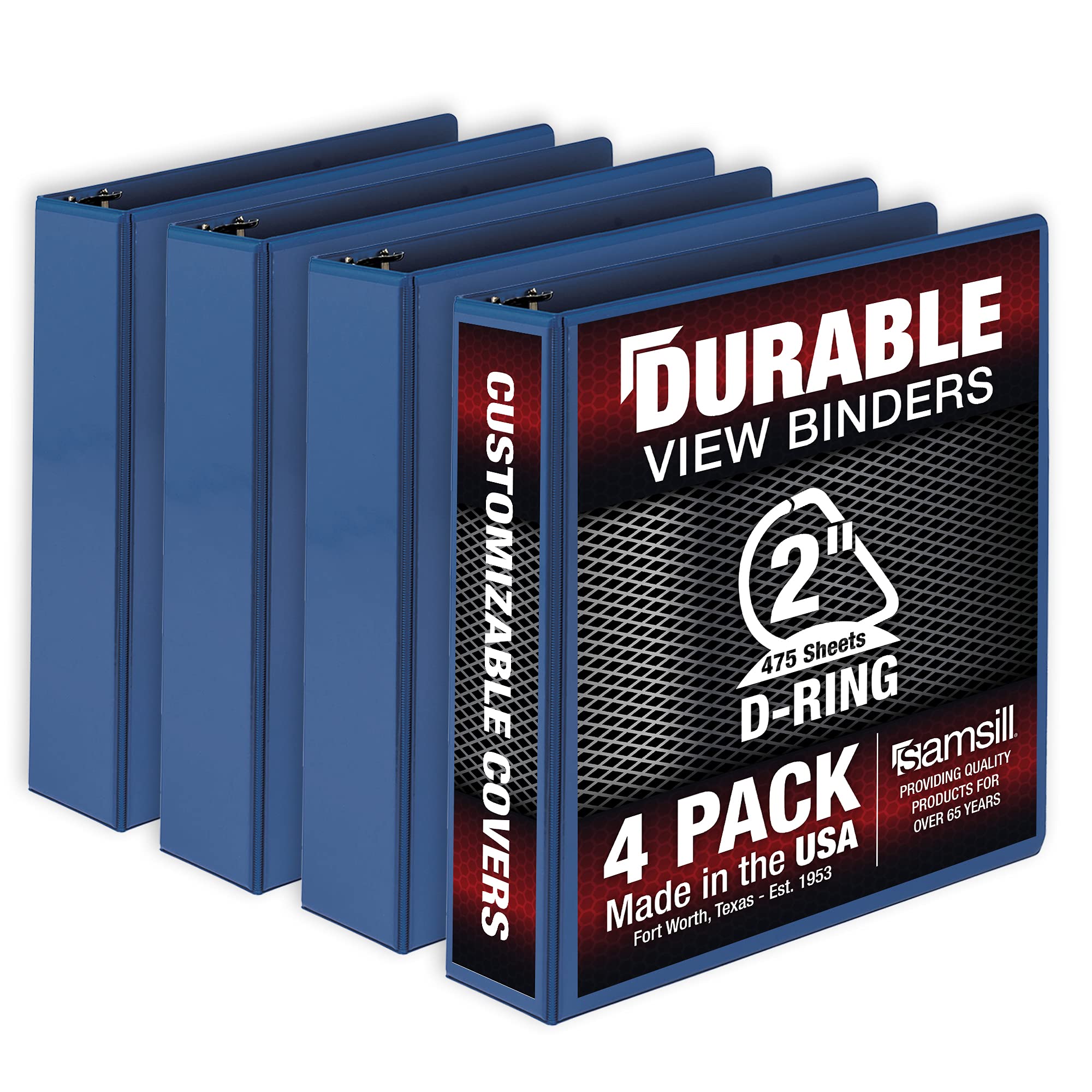 Snapklik.com : Samsill Durable 2 Inch 3 Ring Binder