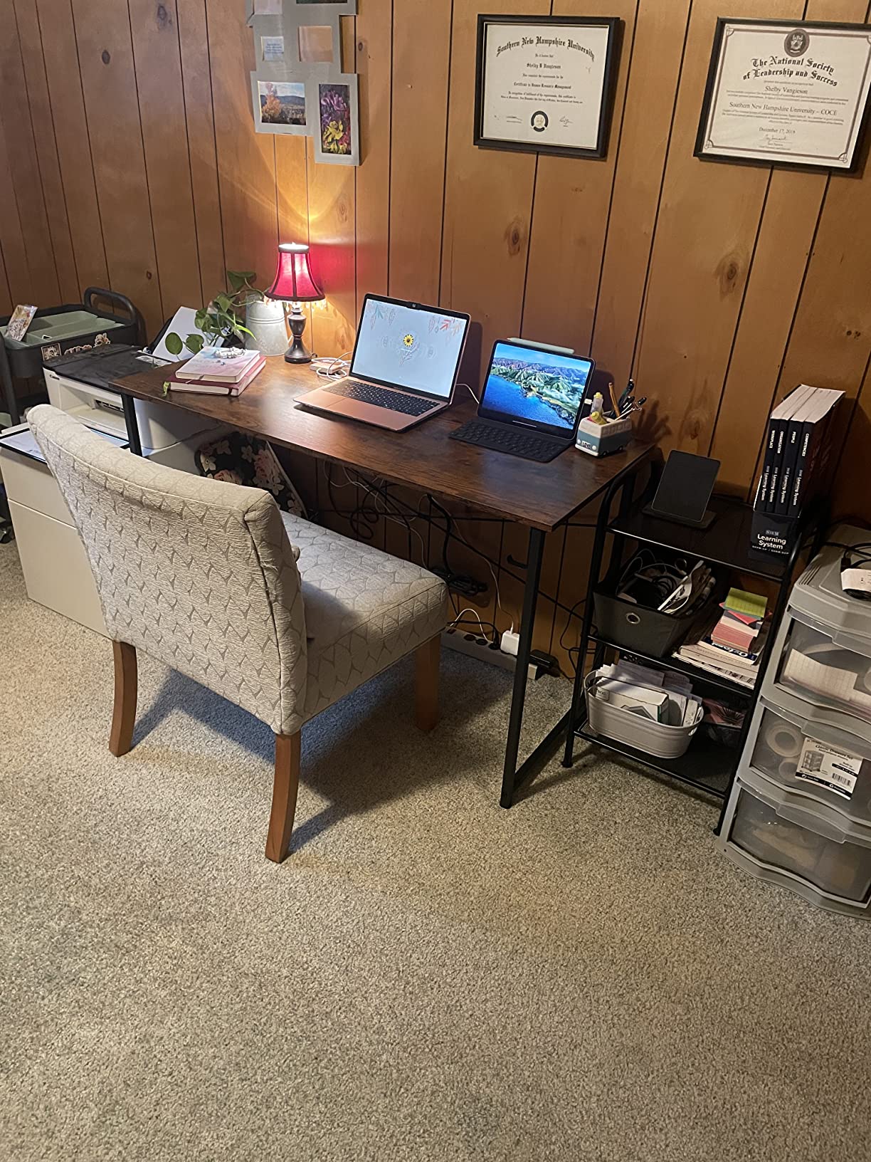 $22/mo - Finance Coleshome 63 Inch Computer Desk, Modern Simple Style ...