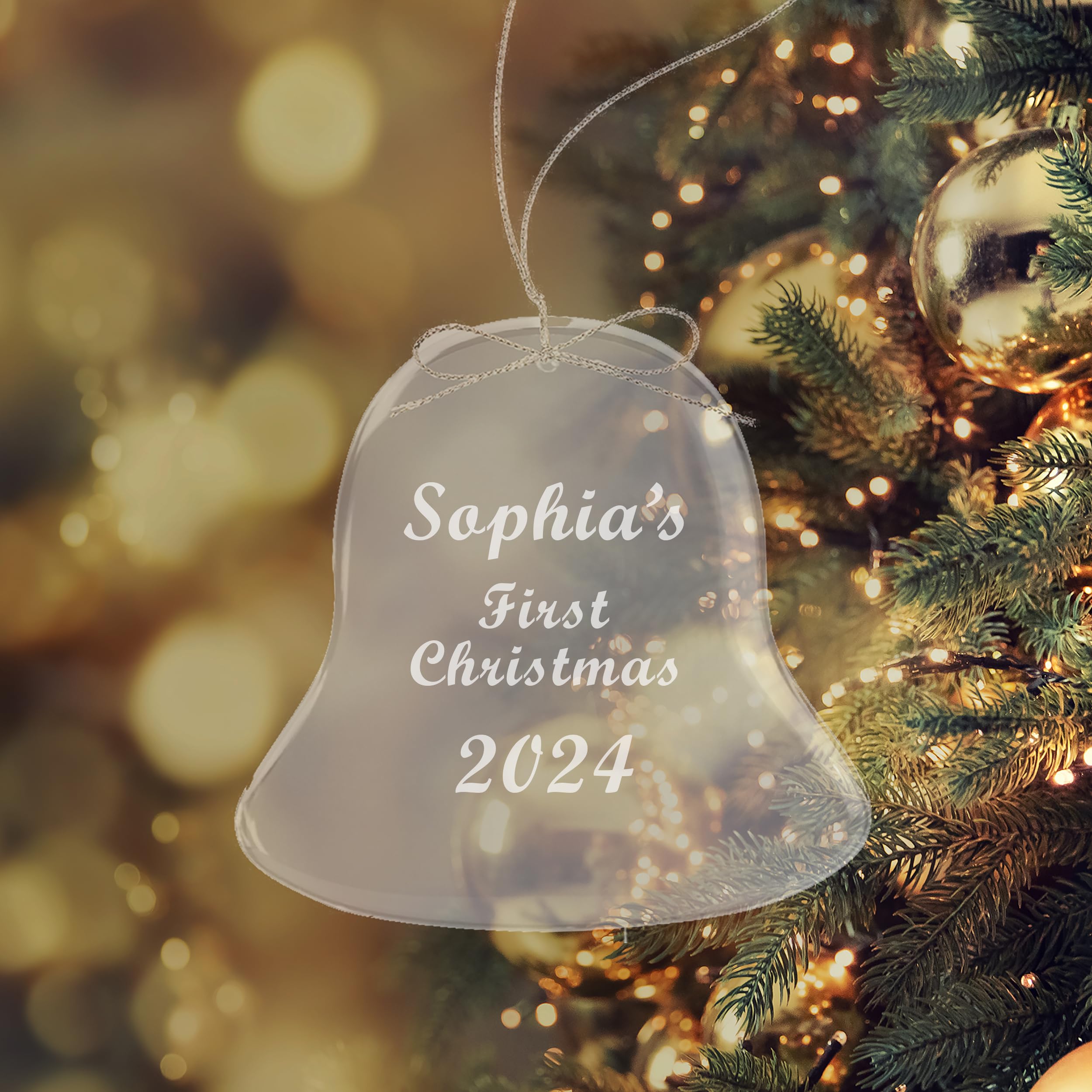 Personalized Bell Ornaments Personalised Believe Bell Christmas