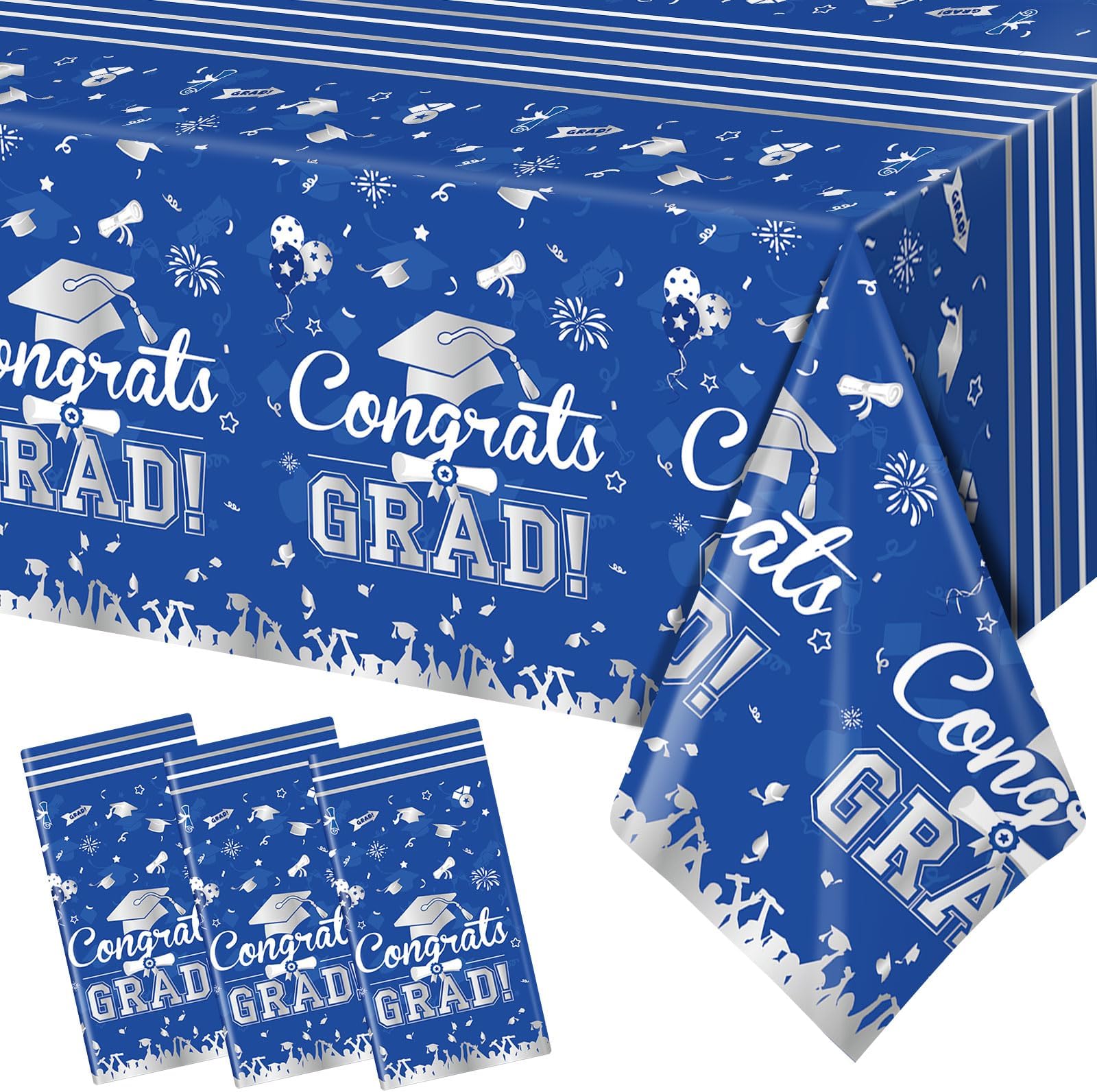Amazon.com: Graduation Decorations Class of 2024, Graduation Tablecloth ...