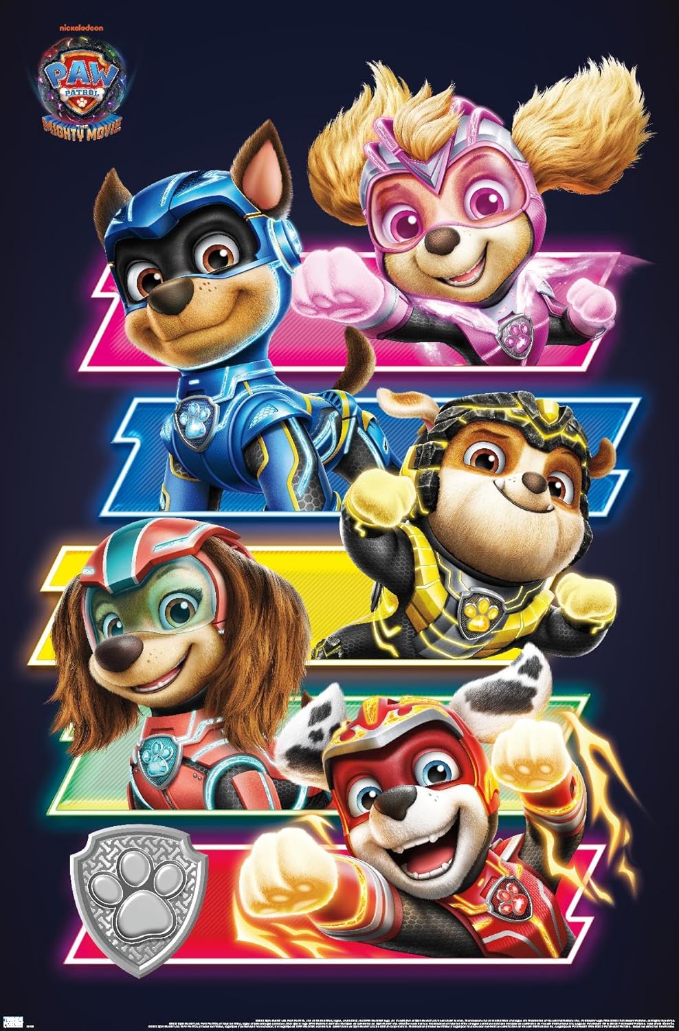 Amazon.com: Trends International Nickelodeon Paw Patrol: The Mighty ...