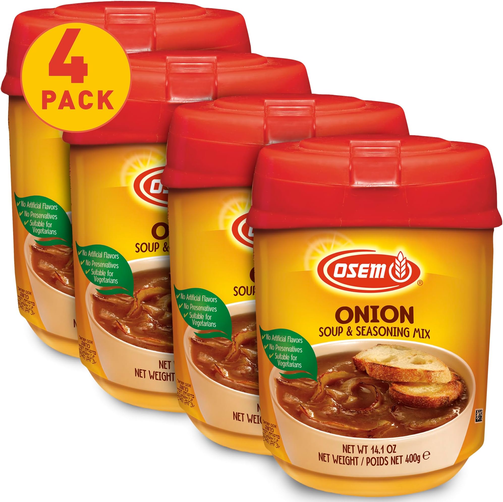 Amazon.com : Mushroom Soup & Seasoning Mix by Osem, 14.1 oz (4 ...